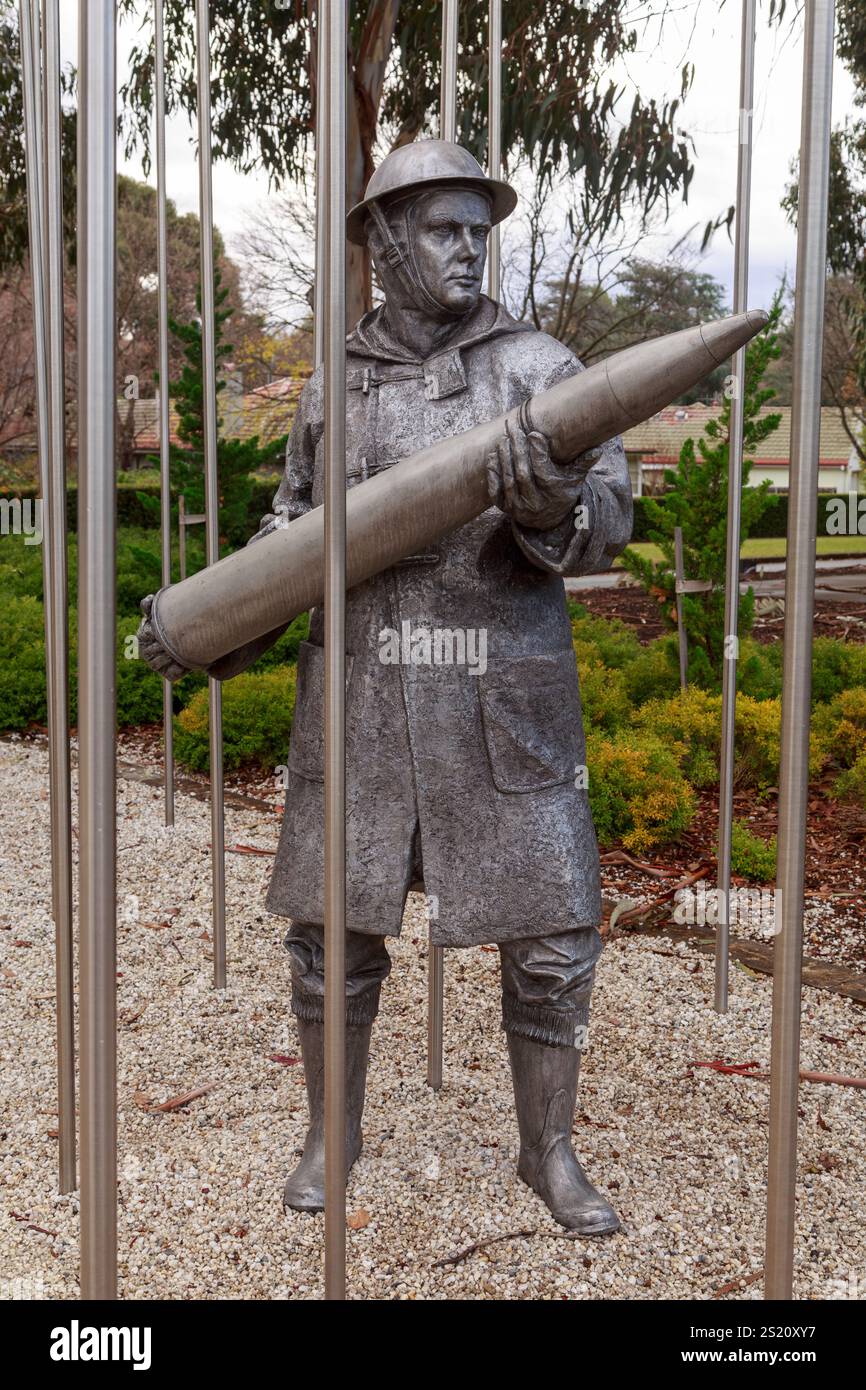 The Korean War Memorial on Anzac Parade, Canberra, Australia, which ...