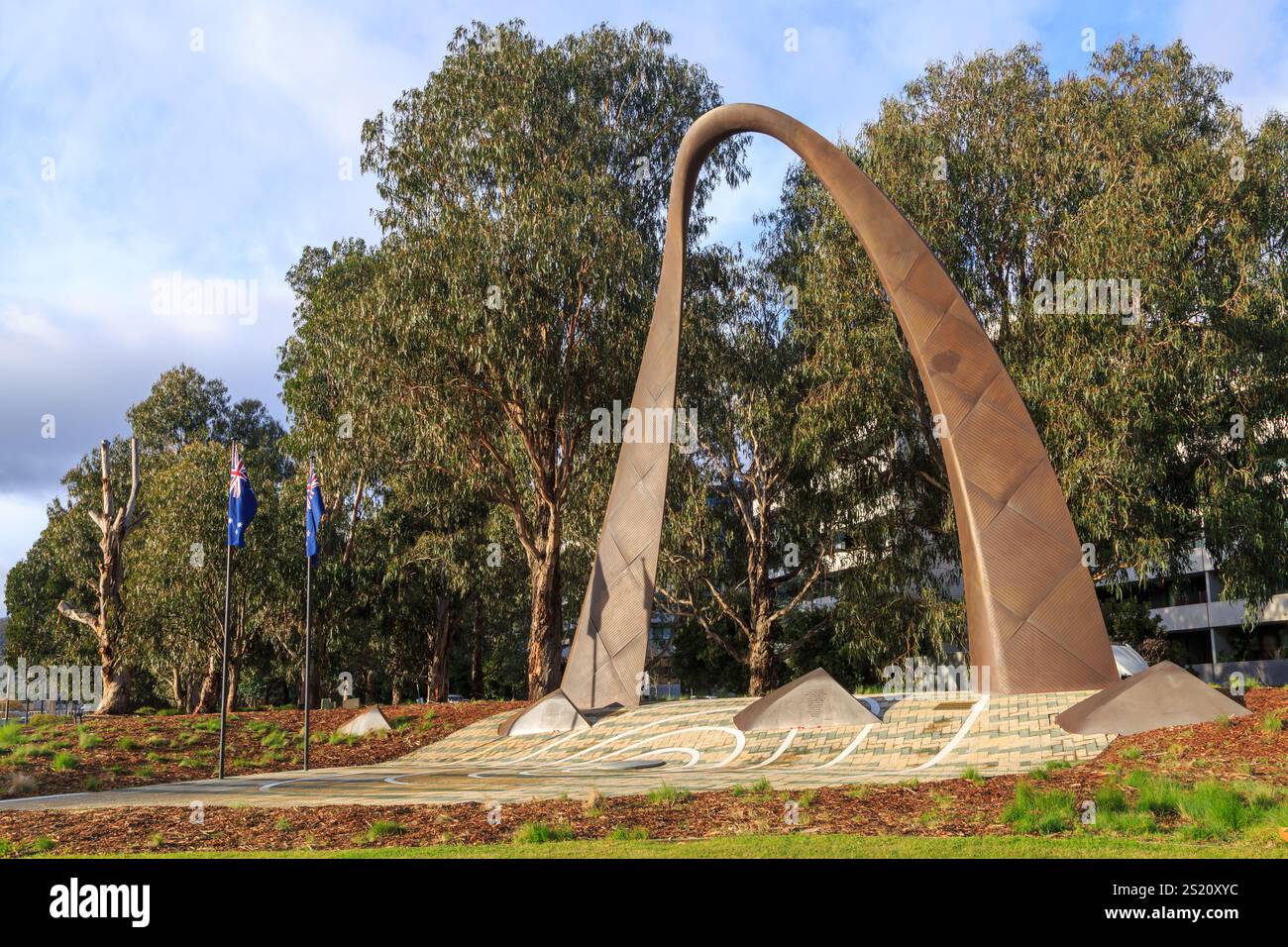 The New Zealand War Memorial on Anzac Parade, Canberra, Australia. A ...