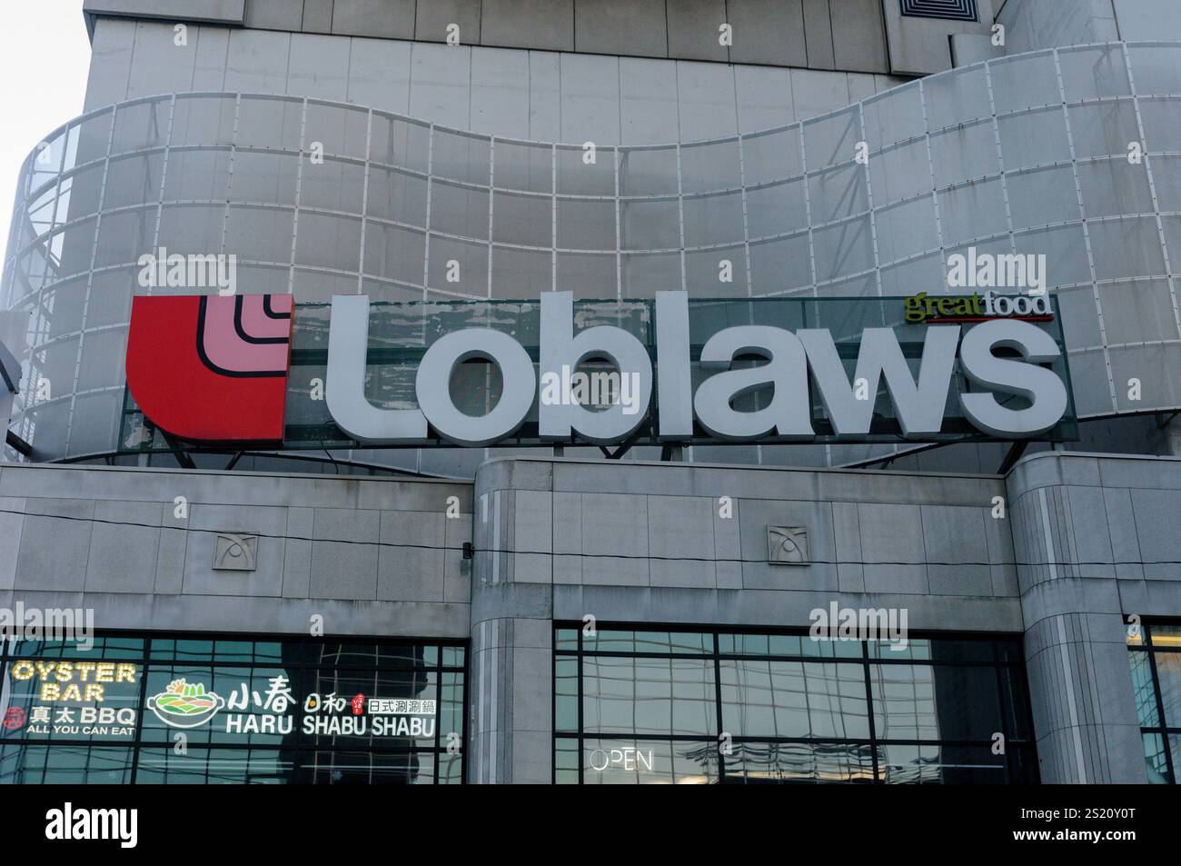 Toronto, ON, Canada - December 17, 2023: View at Loblaws great food ...