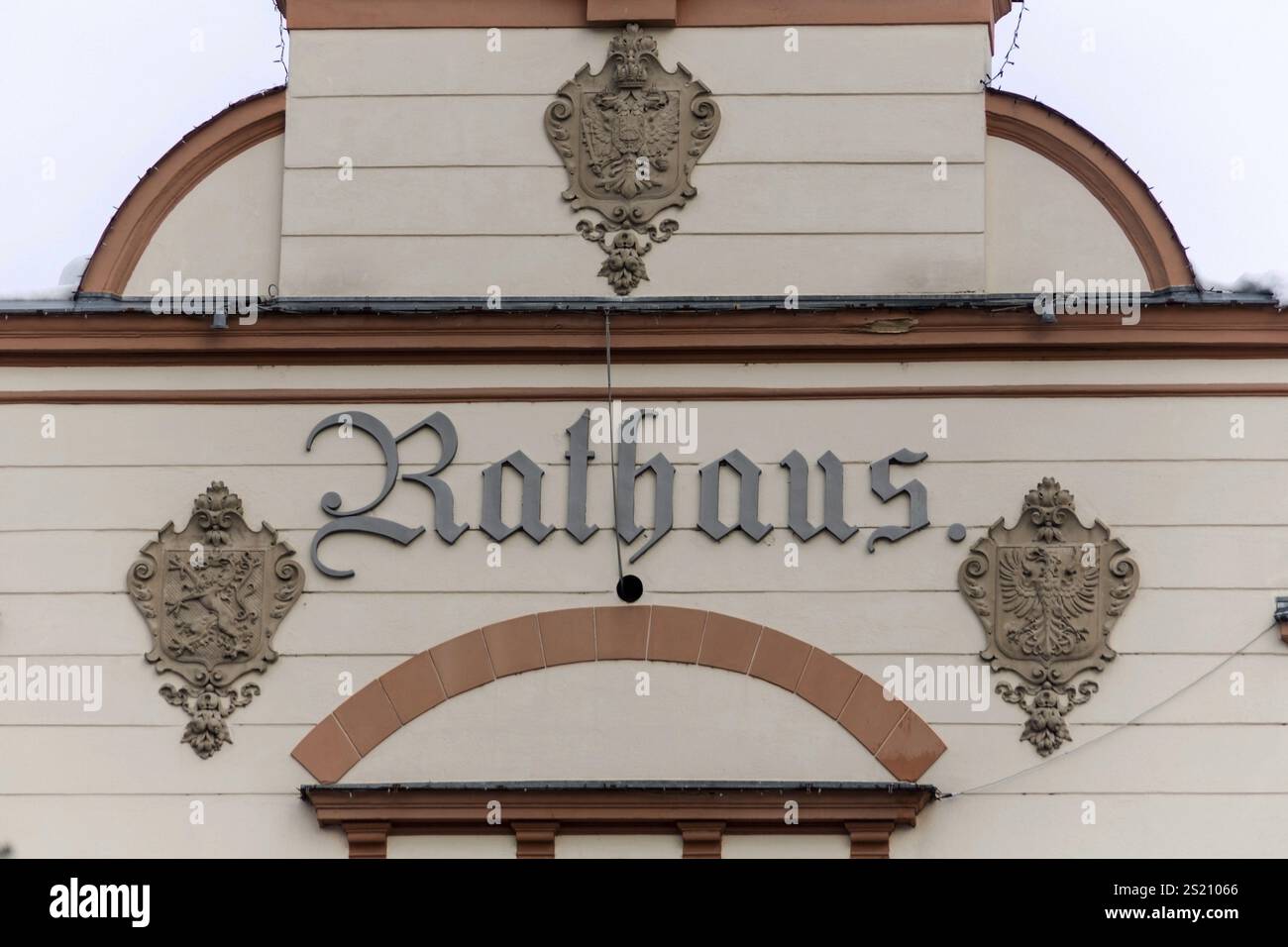 Town hall lettering on a house Austria Stock Photo - Alamy