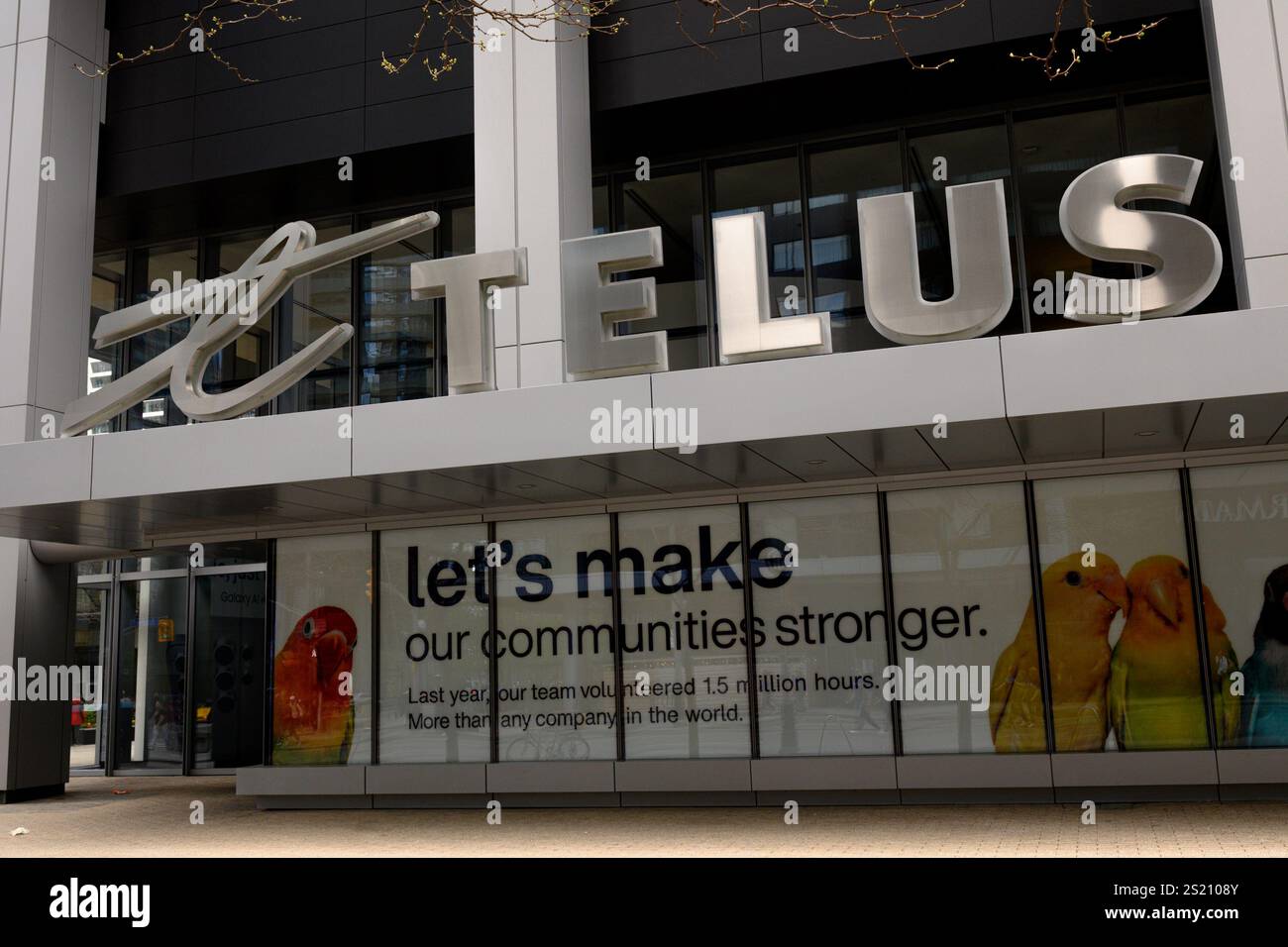 Toronto, ON, Canada – August 3, 2024: Telus Communications Inc. is the ...