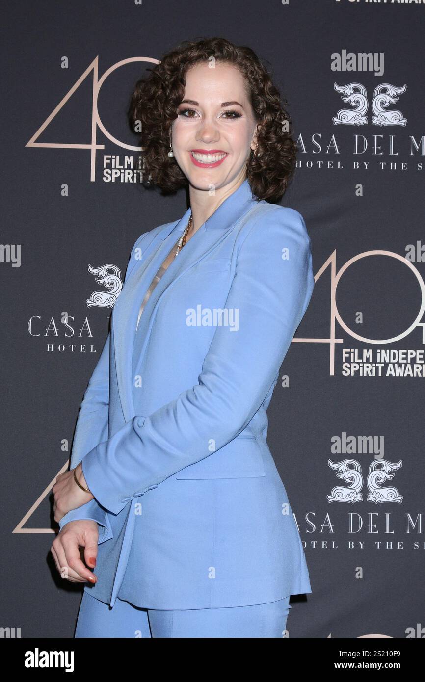 Santa Monica, USA. 04th Jan, 2025. LOS ANGELES - JAN 4: Allison Tate at the 2025 Spirit Awards ...