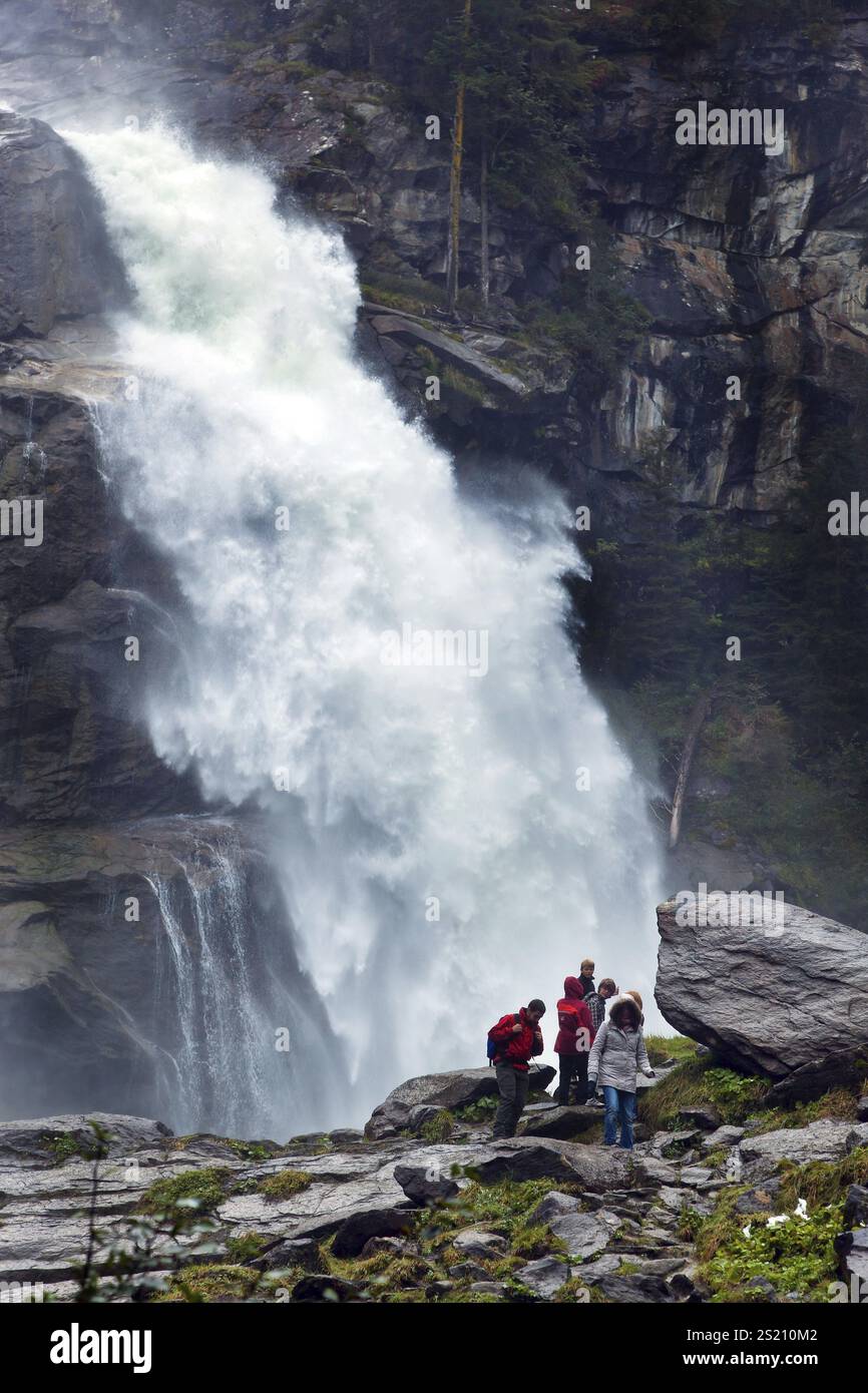 The Krimml Waterfalls in Austria (Salzburg) . Largest waterfalls in ...