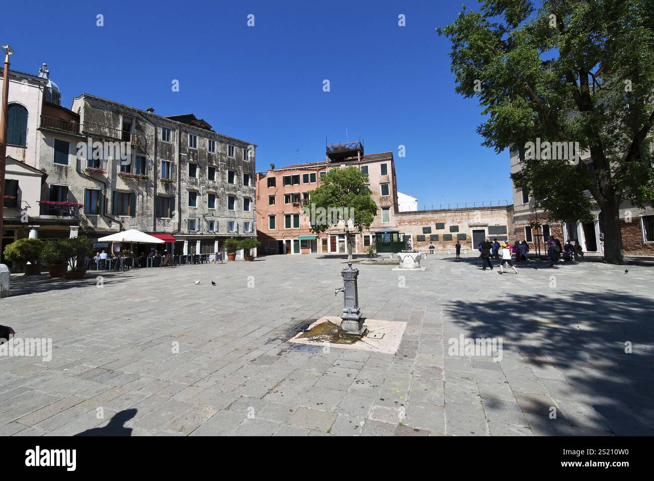 The city of Venice in Italy. Jewish quarter Ghetto Austria Stock Photo ...