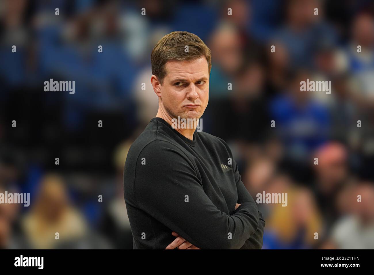 Orlando, Florida, USA, January 5, 2025, Utah Jazz head coach Will Hardy ...