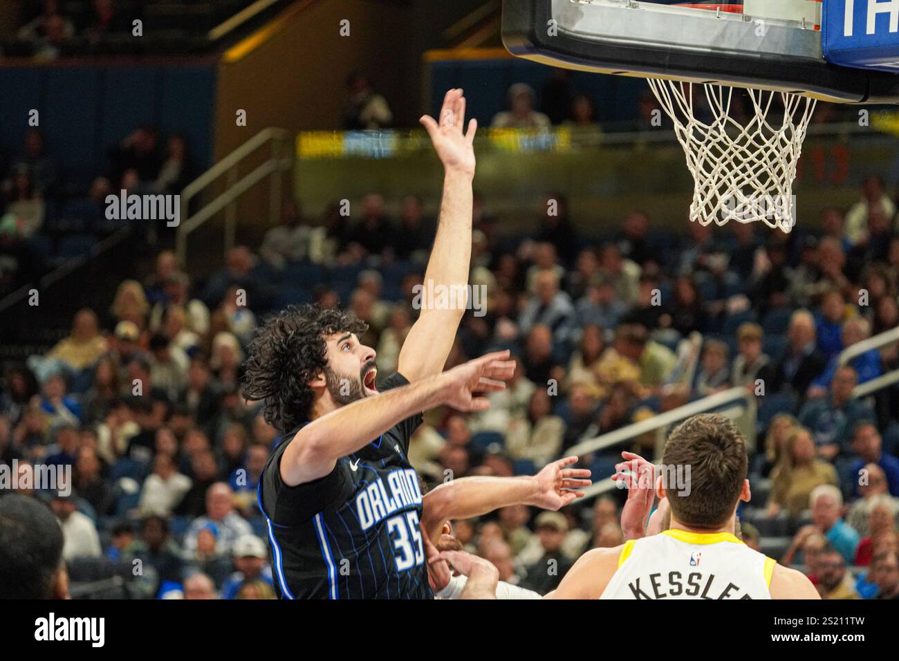 Orlando, Florida, USA, January 5, 2025, Orlando Magic center Goga ...
