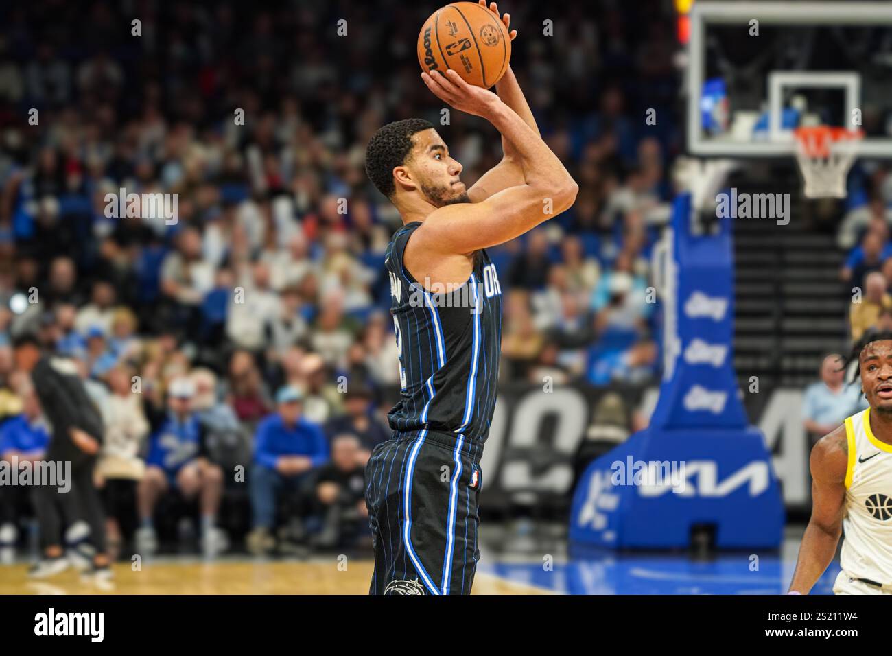 Orlando, Florida, USA, January 5, 2025, Orlando Magic forward Caleb ...
