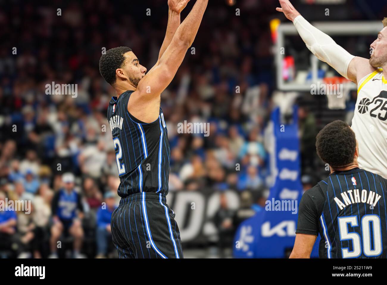 Orlando, Florida, USA, January 5, 2025, Orlando Magic forward Caleb ...