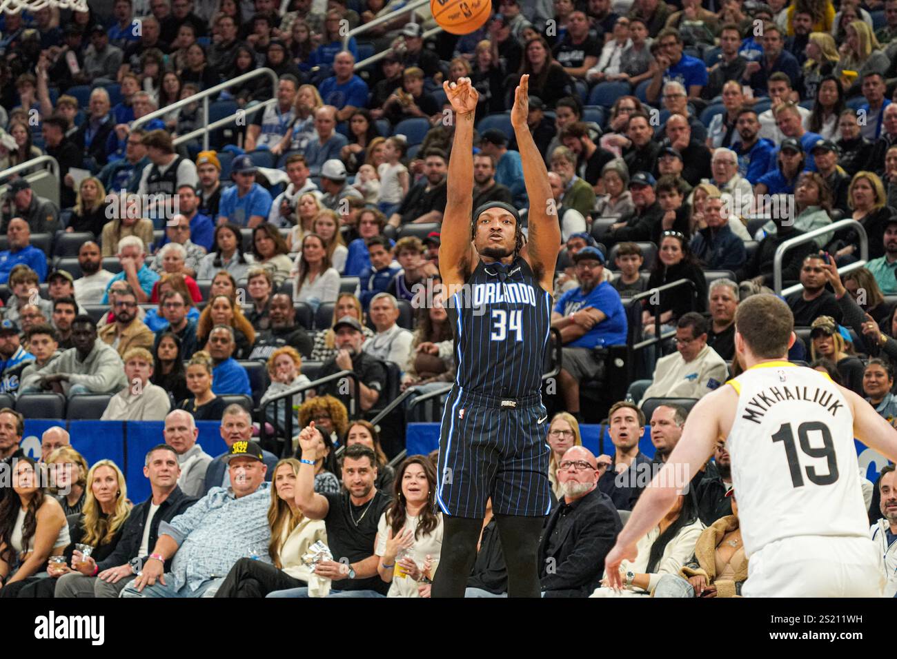 Orlando, Florida, USA, January 5, 2025, Orlando Magic forward Wendell ...