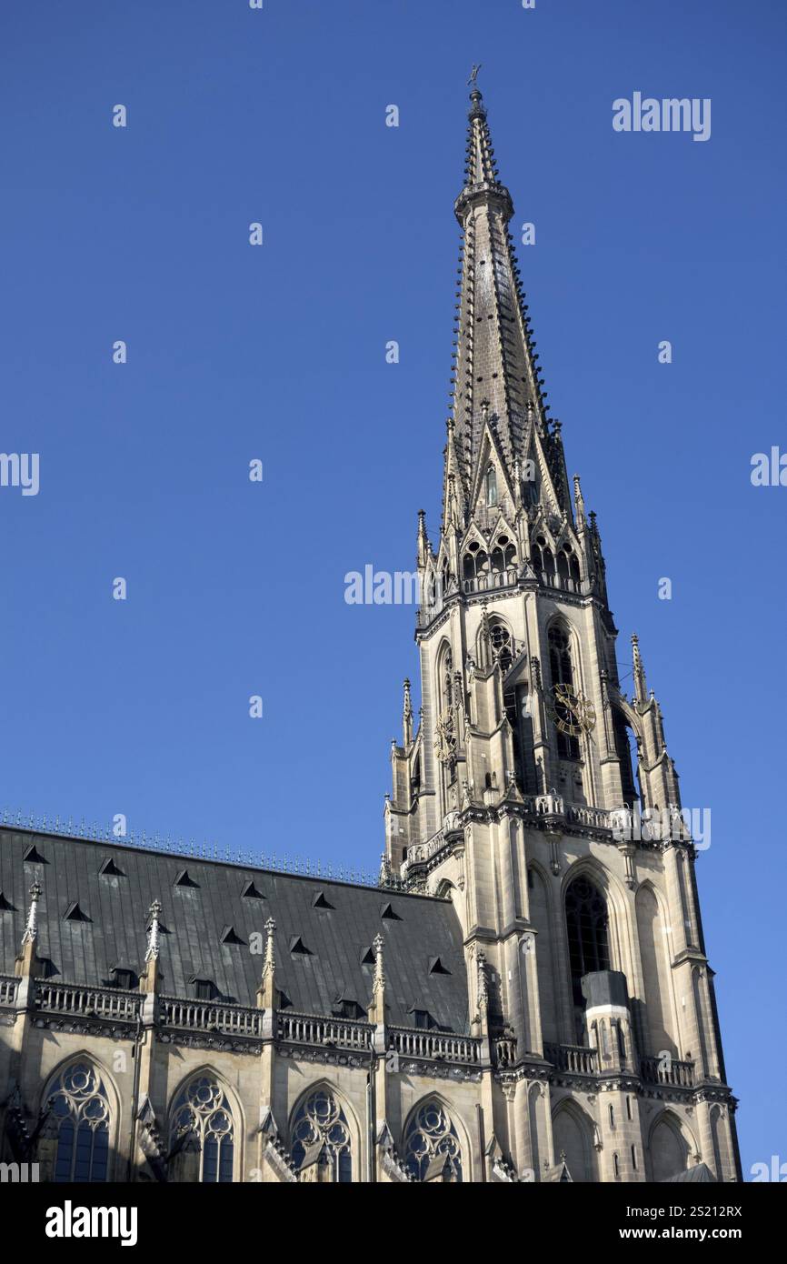 The new cathedral, also known as St Mary's Cathedral, in Linz, Upper Austria. Austria Stock ...