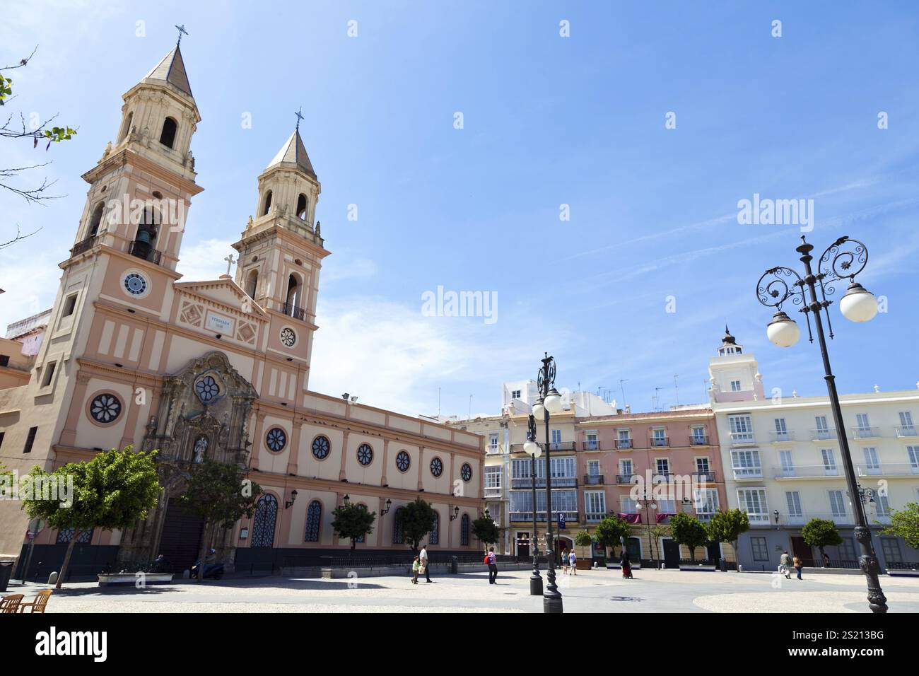 The city of Cadiz in Andalusia, Spain. The oldest settlement in Spain ...