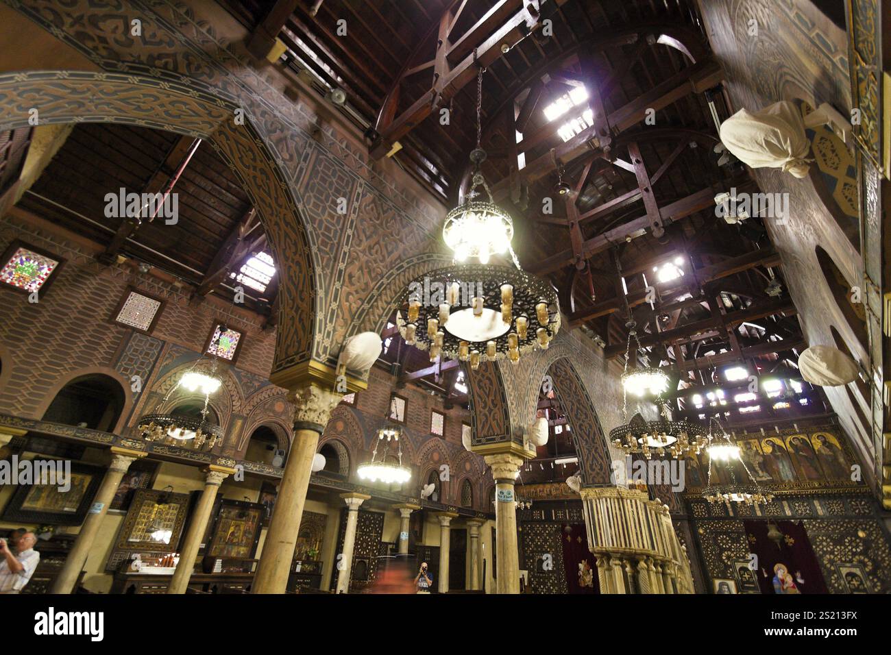 Egypt, Cairo, Coptic Quarter, Floating Church Austria, Africa Stock ...