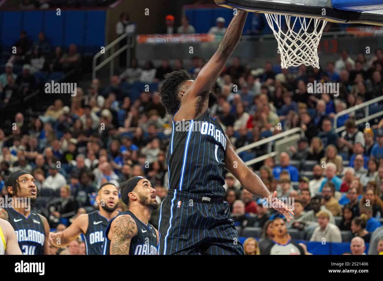 Orlando, Florida, USA, January 5, 2025, Orlando Magic 's Jonathan Isaac ...
