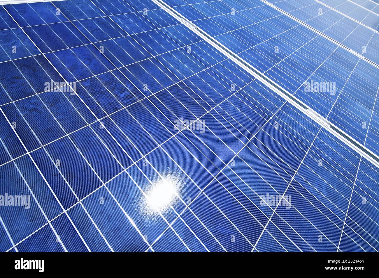 Regenerative, alternative solar energy. Solar energy power plant ...