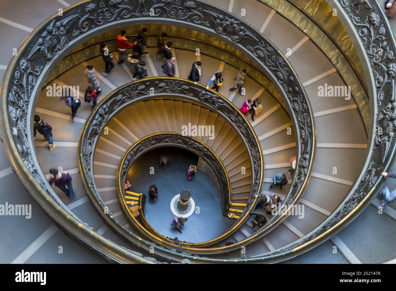 Italy, Rome, Vatican Museum, spiral staircase by Giuseppe Momo Austria ...