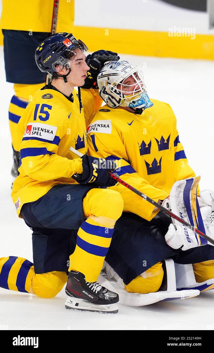 Ottawa, Canada. 05th Jan, 2025. Sweden forward David Edstrom (15 ...