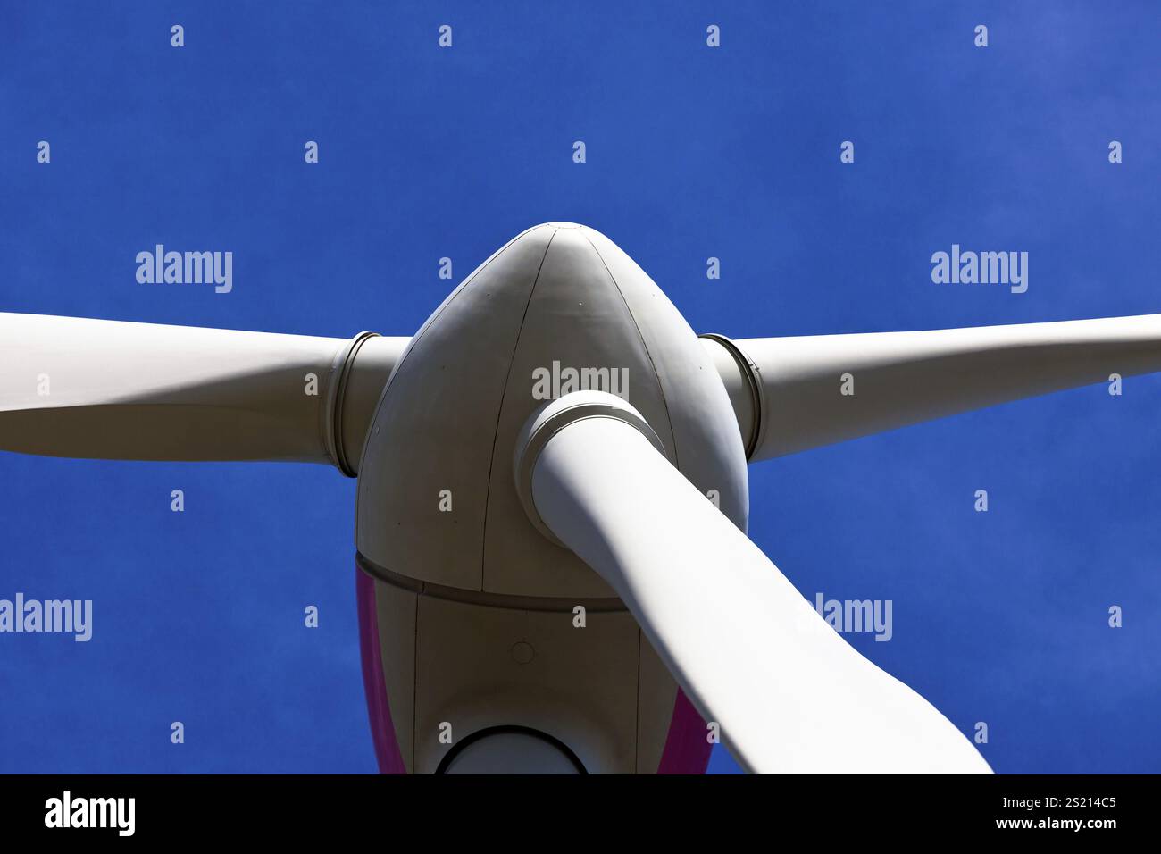 Wind turbine of a wind power plant. Generating alternative and ...