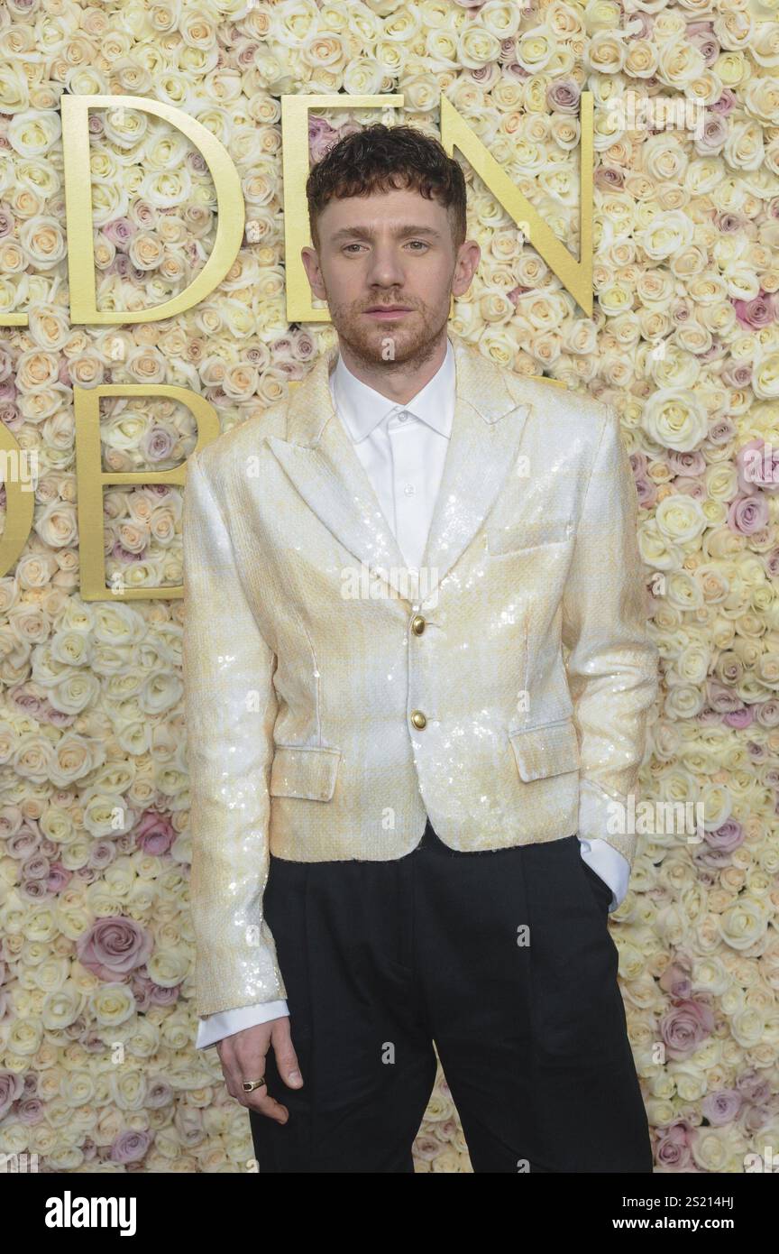 Ca. 05th Jan, 2025. Chris Perfetti at arrivals for 82nd Golden Globe ...