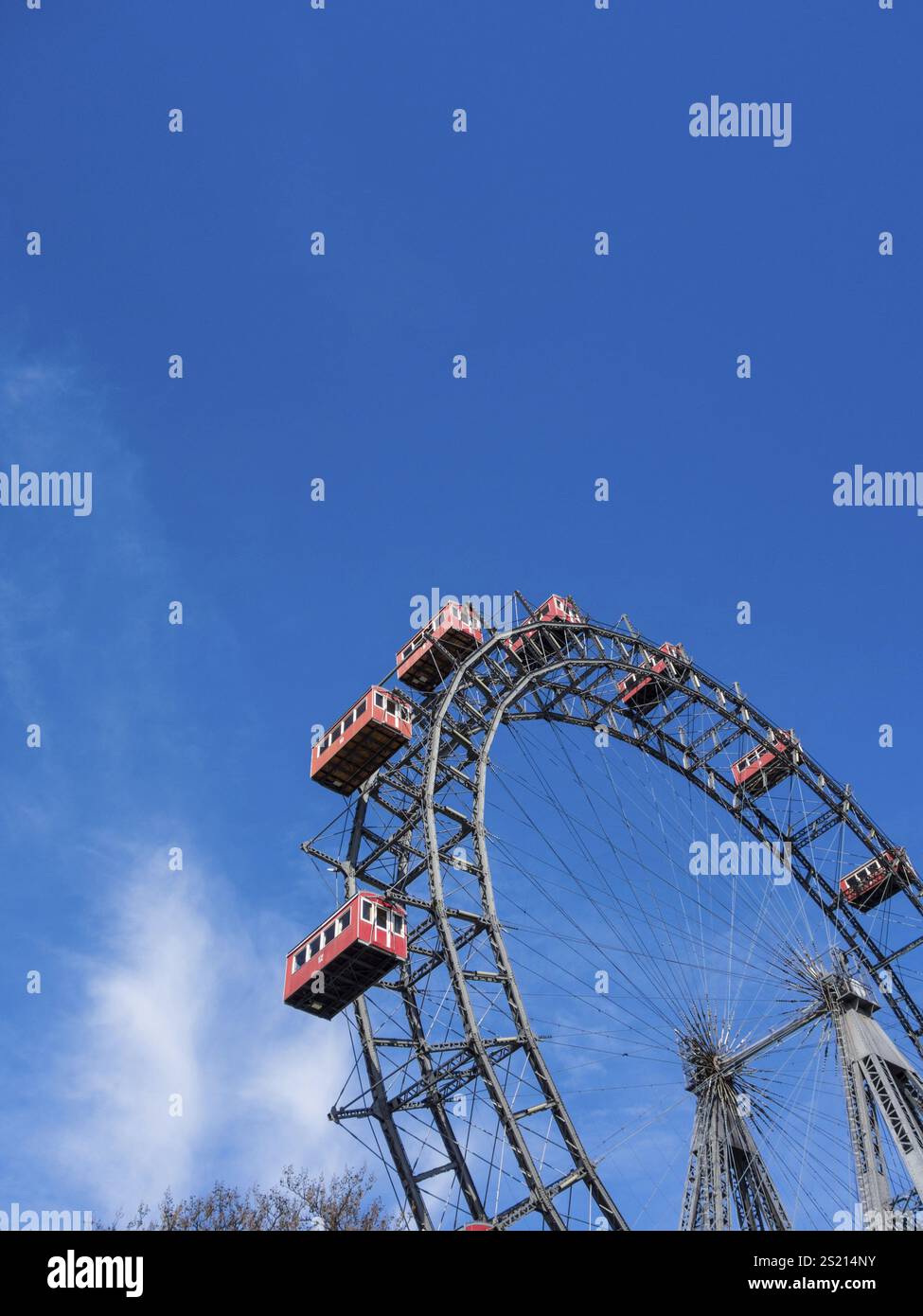 The Giant Ferris Wheel in Vienna, Austria is a highlight and must-see ...
