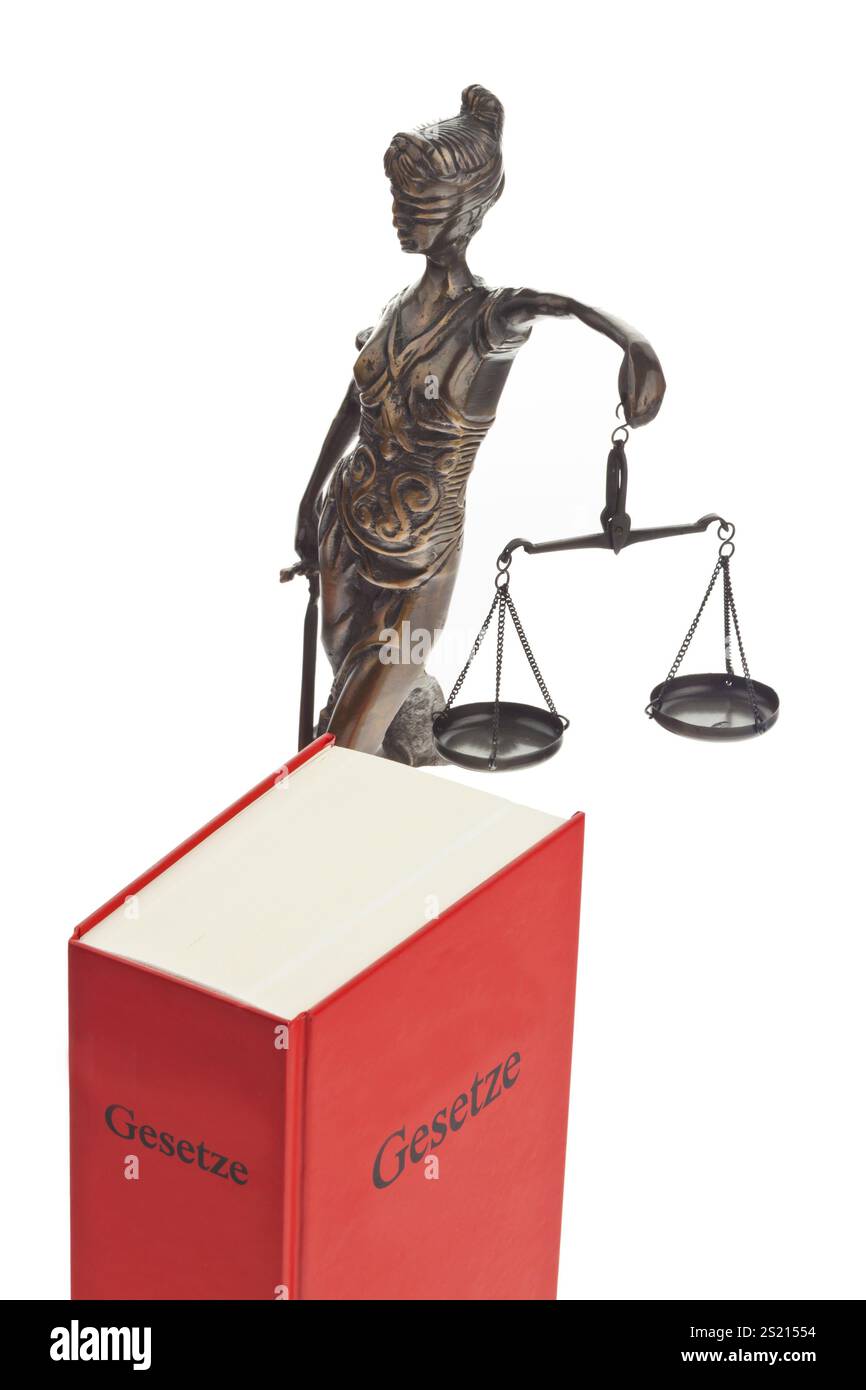 A red code with rules of court. Isloiert on a white background, A red ...