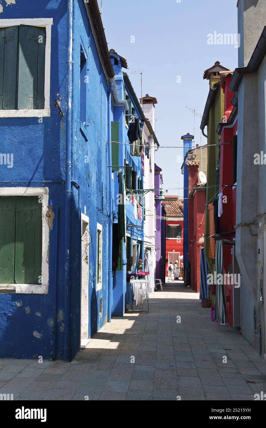 The city of Venice in Italy. Island of Burano Austria Stock Photo - Alamy