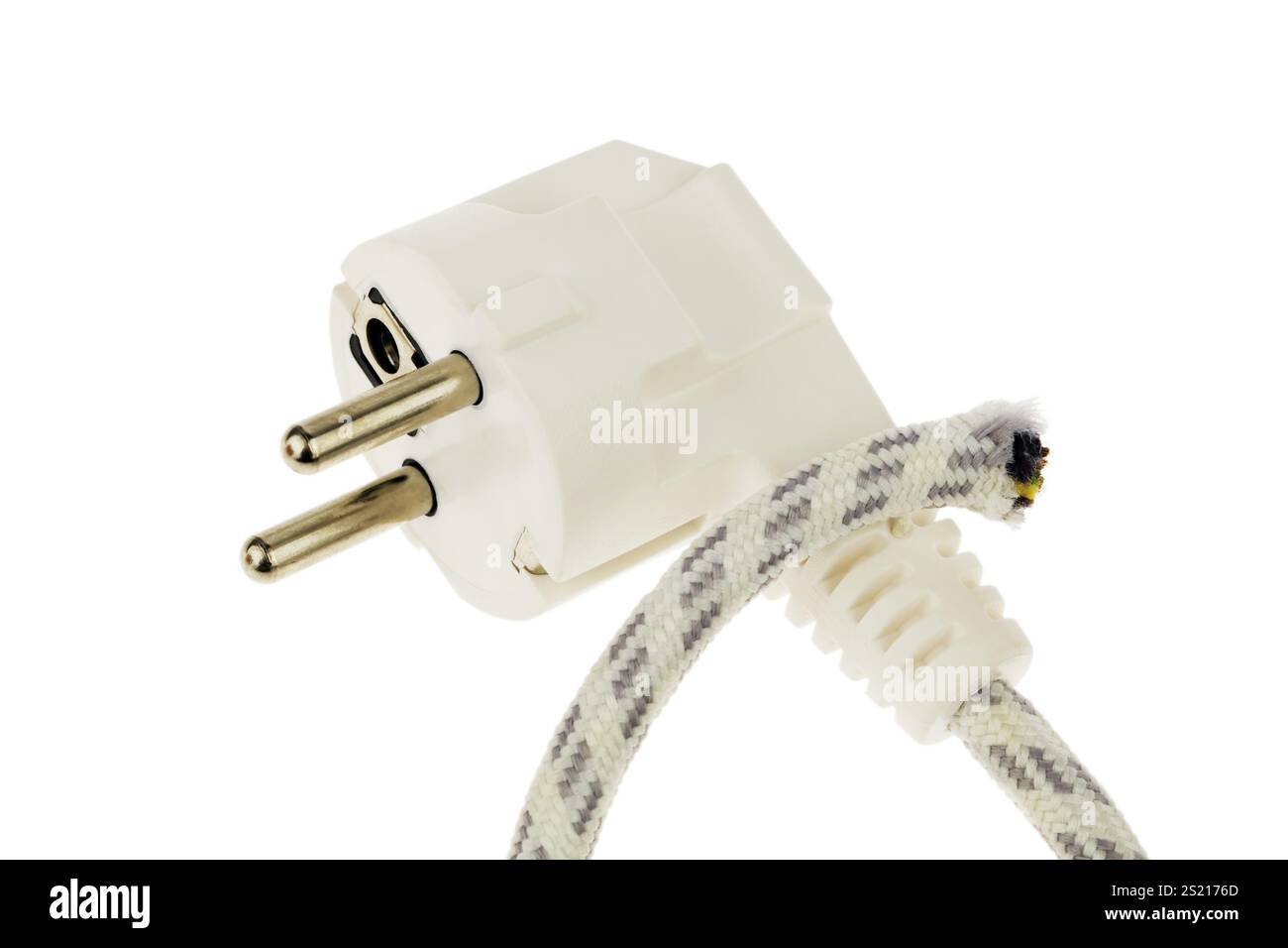 A power plug and a disconnected power cable. Power supply and energy ...