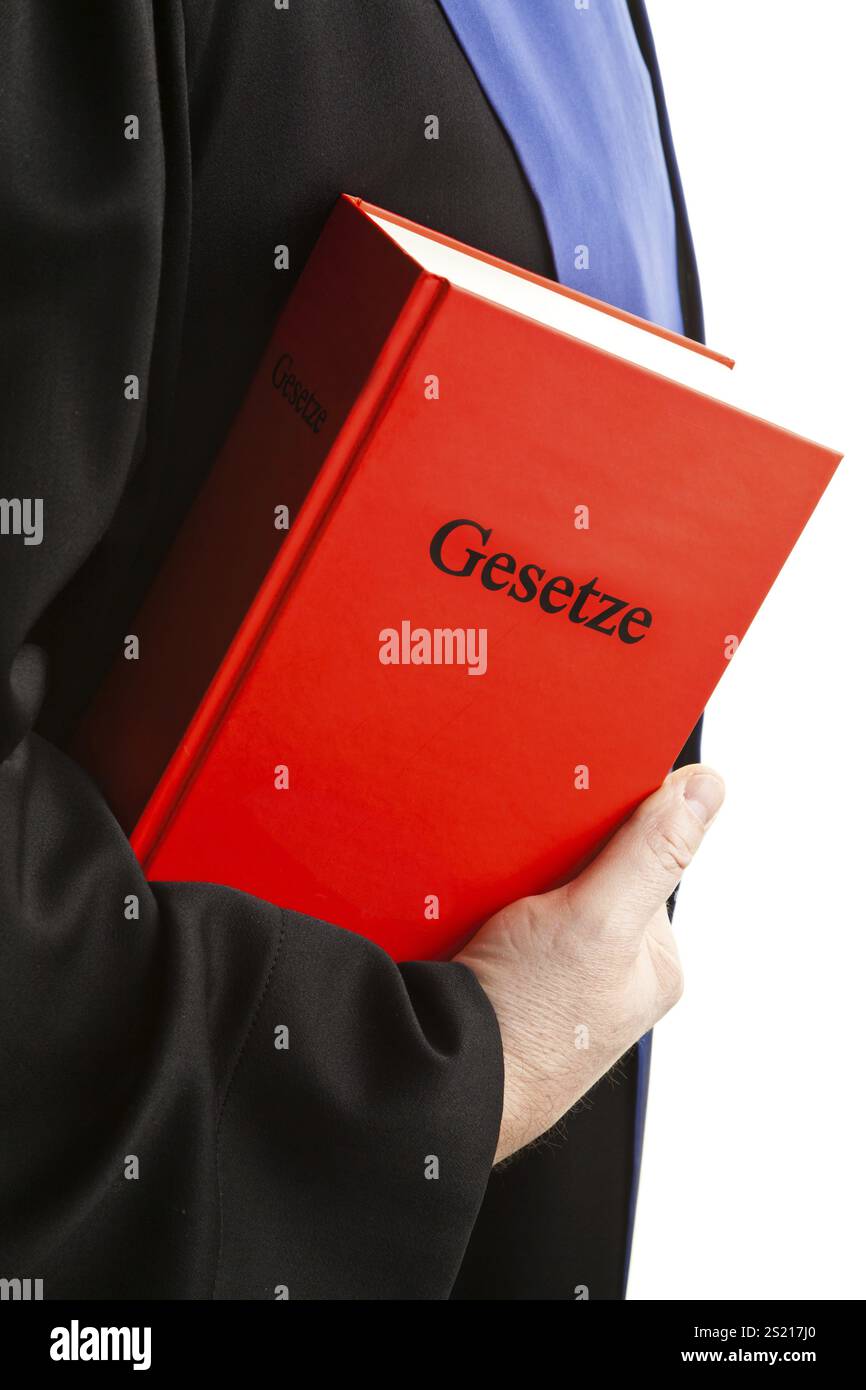 A judge with a German code in court. Austria Stock Photo - Alamy