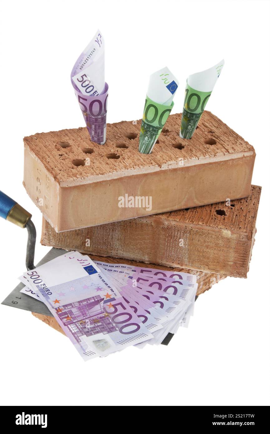 Symbol photo House construction, financing, building society savings ...