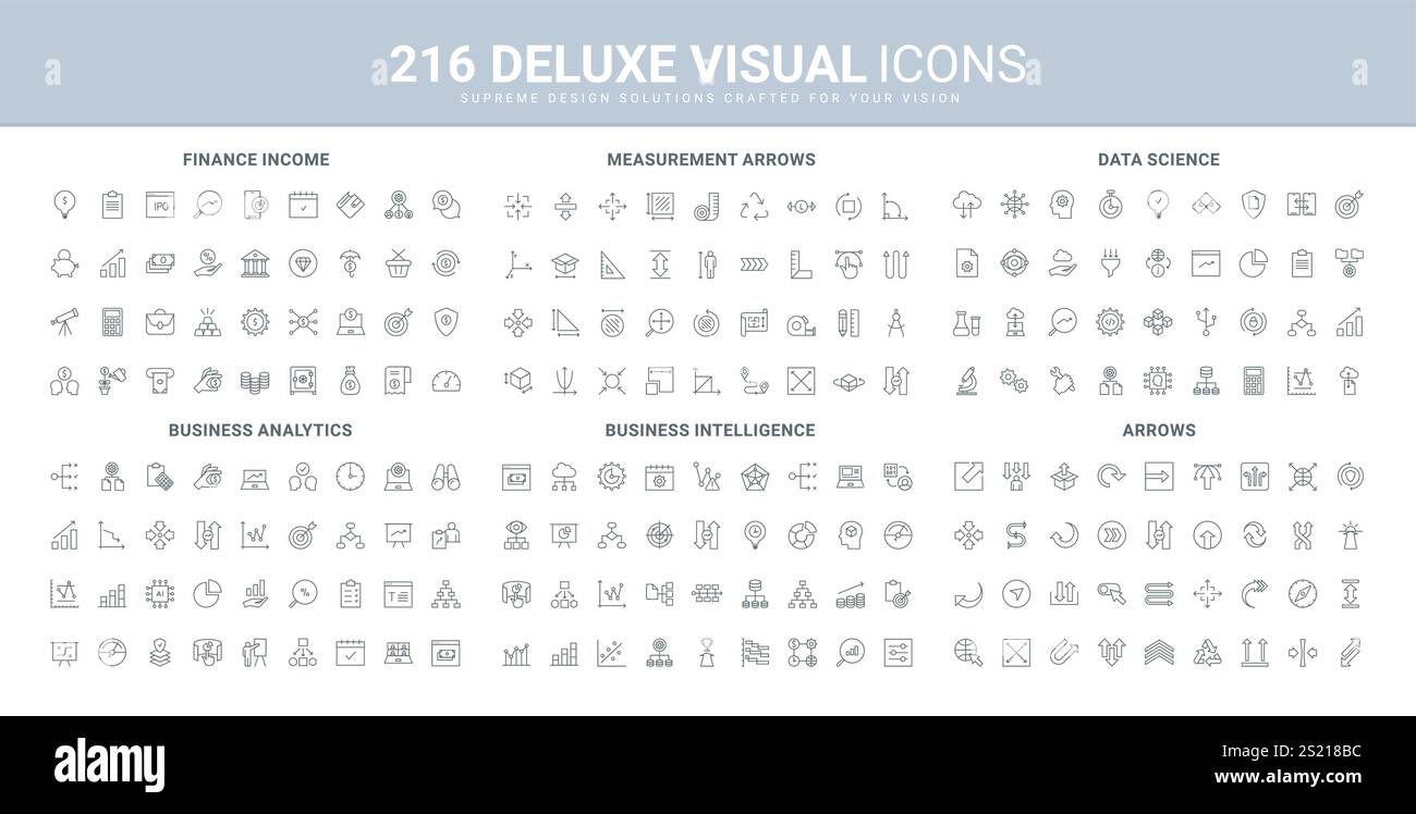 Data science, procedure and analytics presentation, arrows, finance ...
