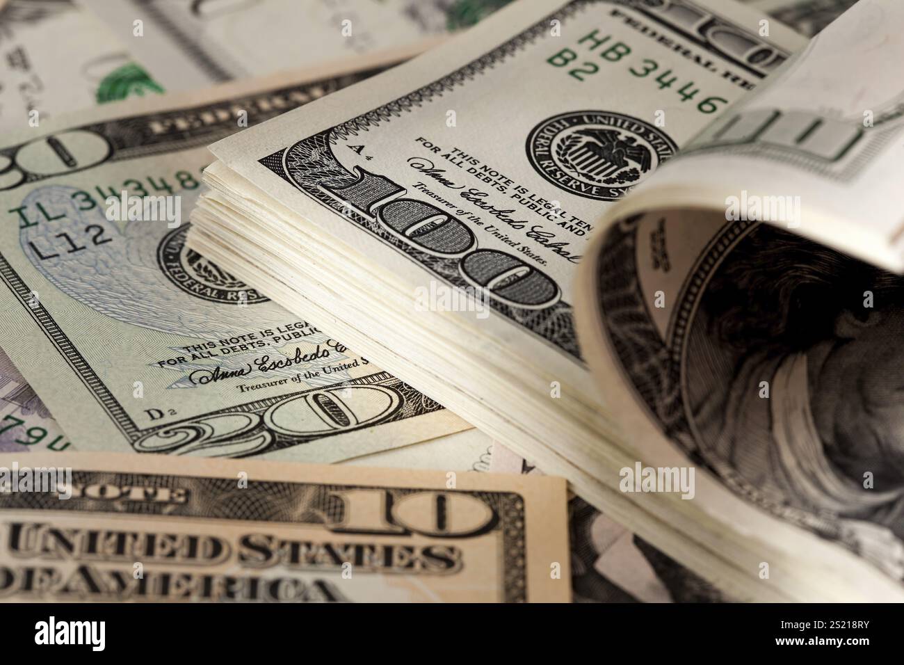 American Dollar banknotes from the USA Austria Stock Photo - Alamy
