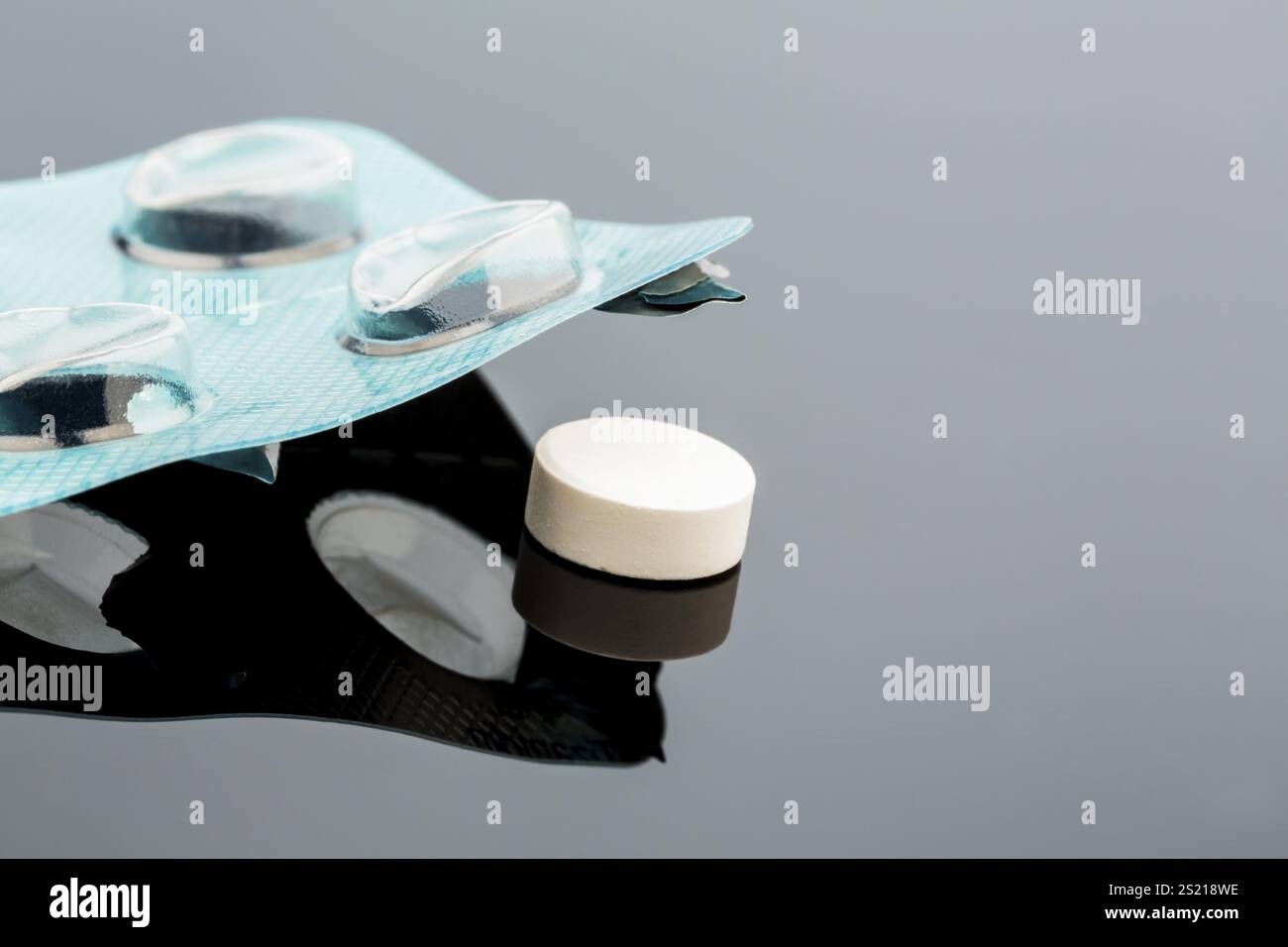 Tablets in blister pack, symbolic photo for health, medicine and tablet ...