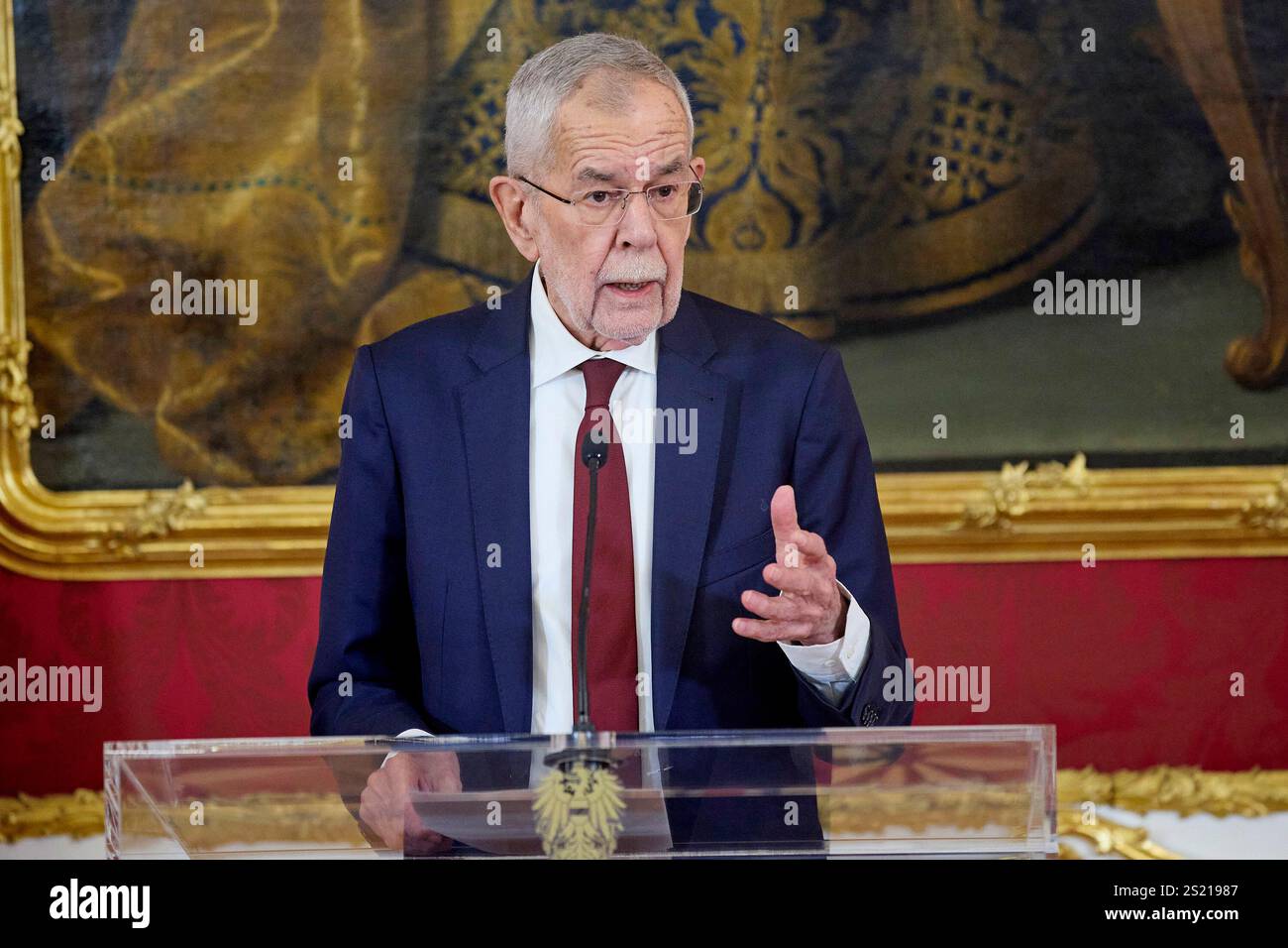 Vienna, Austria. 5th Jan, 2025. Austrian President Alexander Van der ...