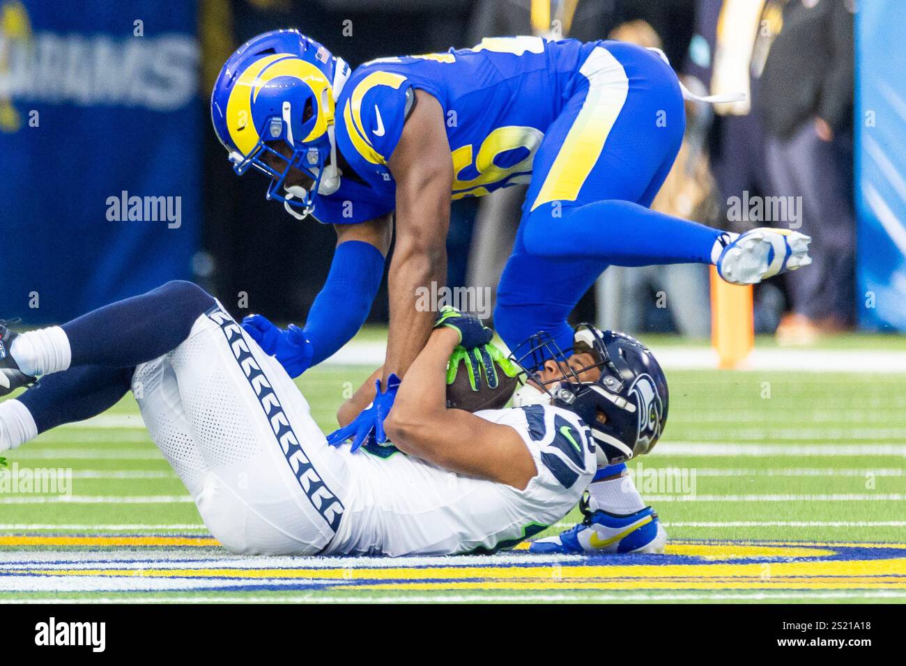 Los Angeles, California, USA. 5th Jan, 2025. Seattle Seahawks wide ...