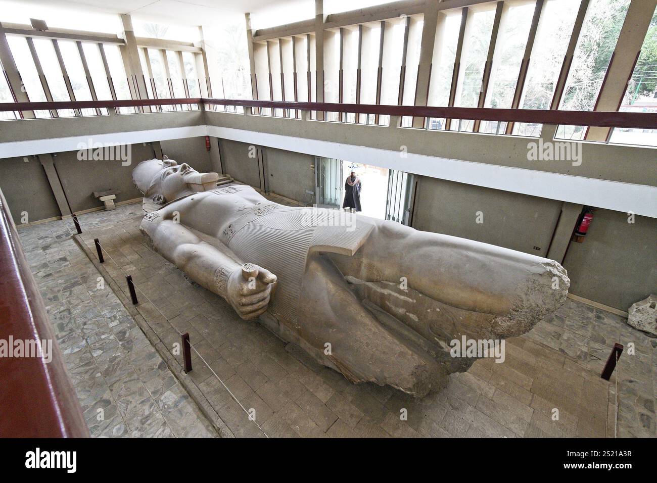 The statue of Ramses II in Memphis, near Cairo. Egypt. Austria Stock ...
