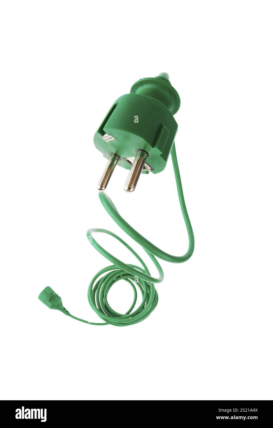 One power plug and one power cable. Power supply and energy consumption ...