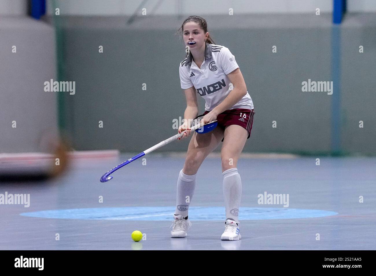 Mannheim, Deutschland. 05th Jan, 2025. Hannah Groh (MSC, 16), am Ball, Freisteller, Ganzkörper ...
