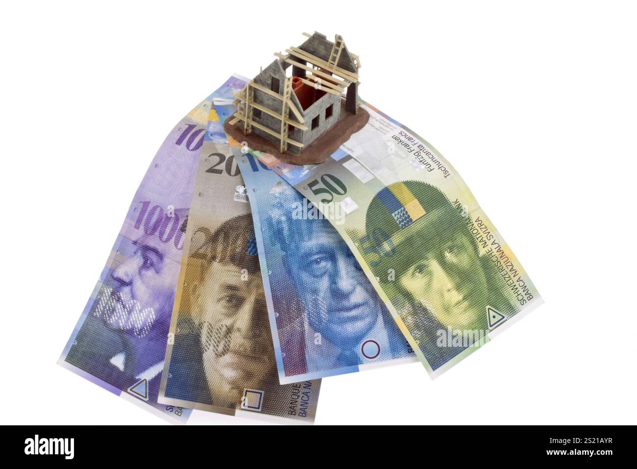 Swiss franc banknotes. Currency of Switzerland Stock Photo - Alamy