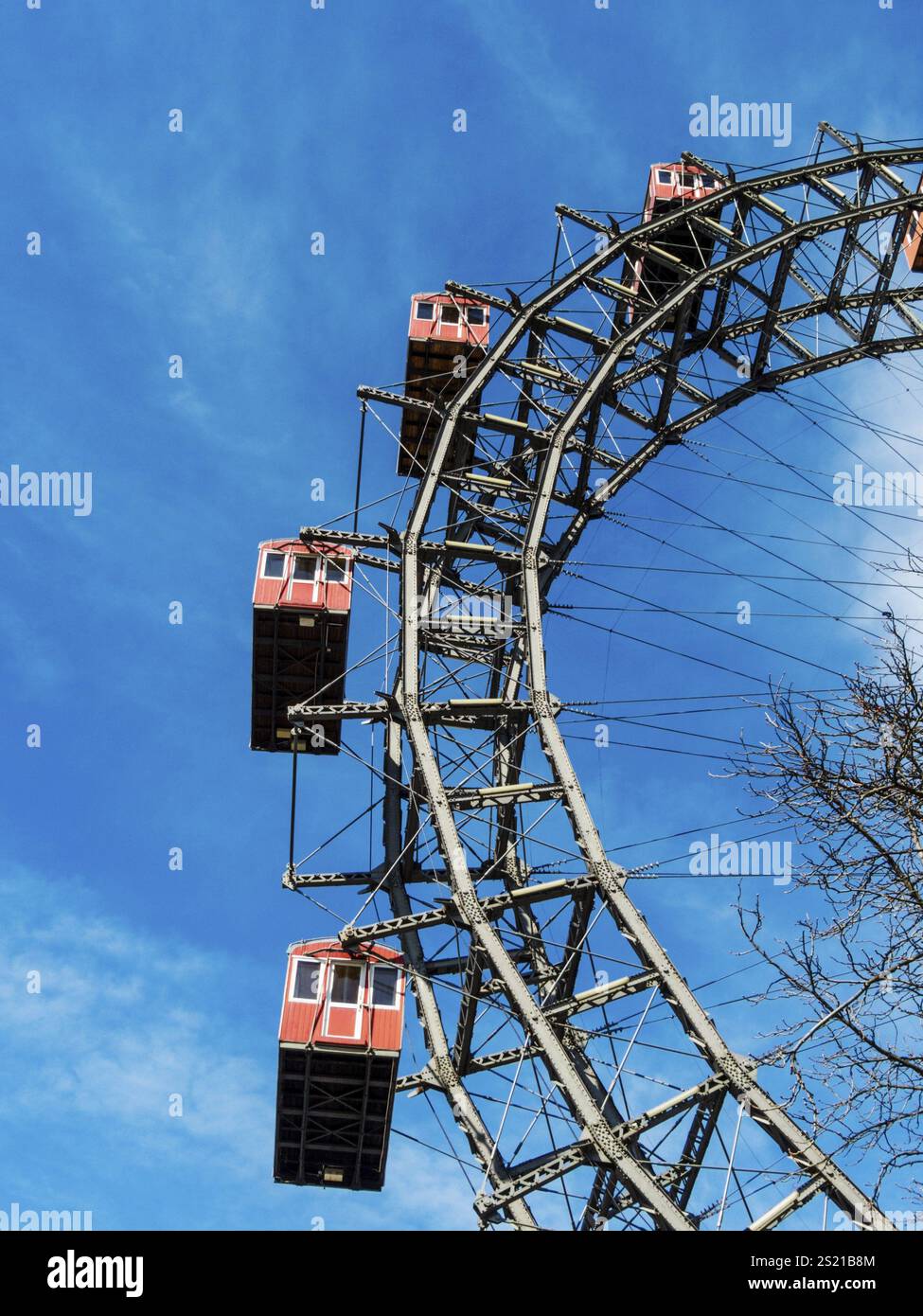 The Giant Ferris Wheel in Vienna is one of the city's landmarks Stock ...