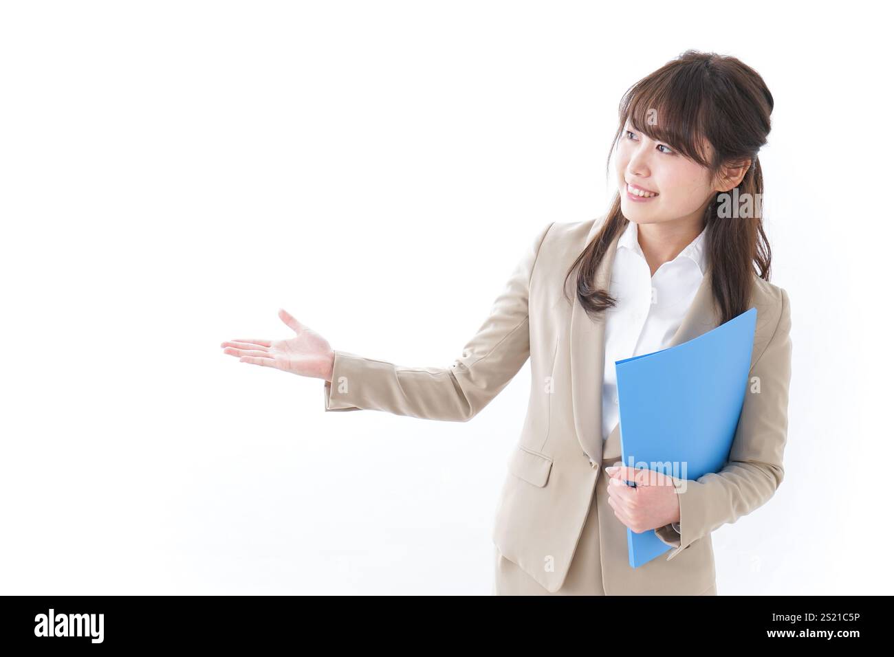 Consultant giving Cut Out Stock Images & Pictures - Alamy