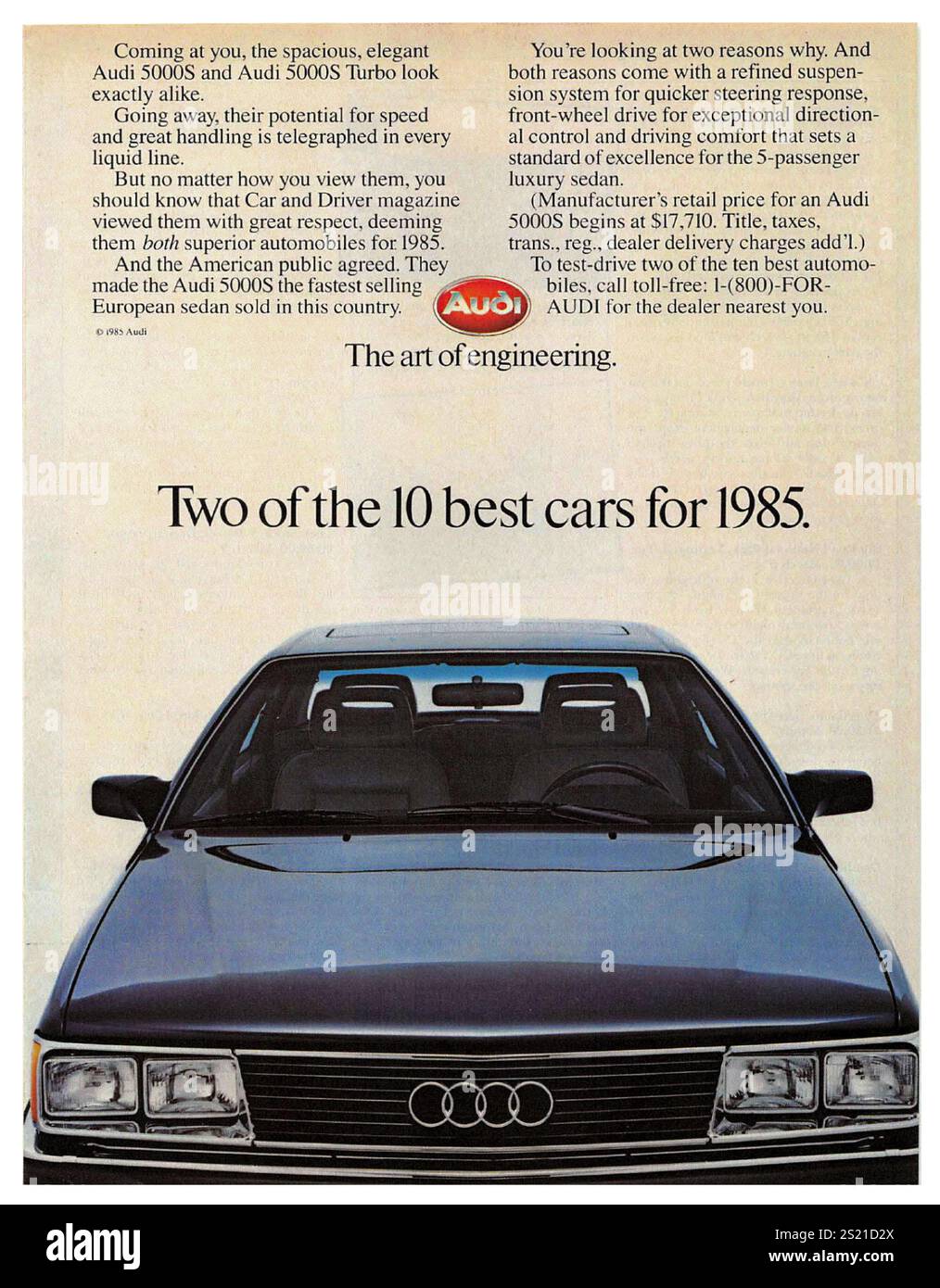 Audi vintage advert hi-res stock photography and images - Alamy