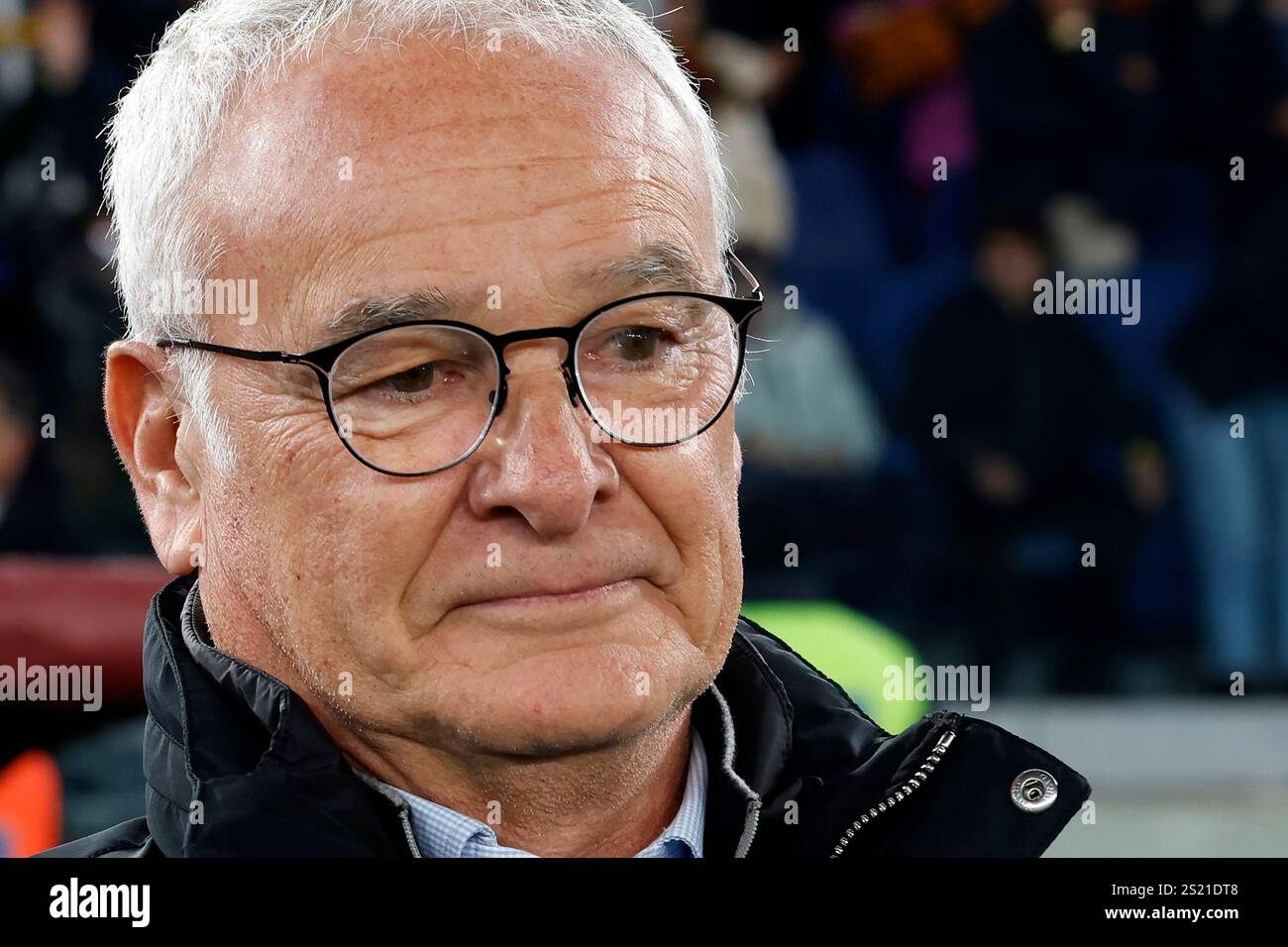 Rome, Italy. 5th Jan, 2025. Claudio Ranieri, head coach of Roma, waits ...