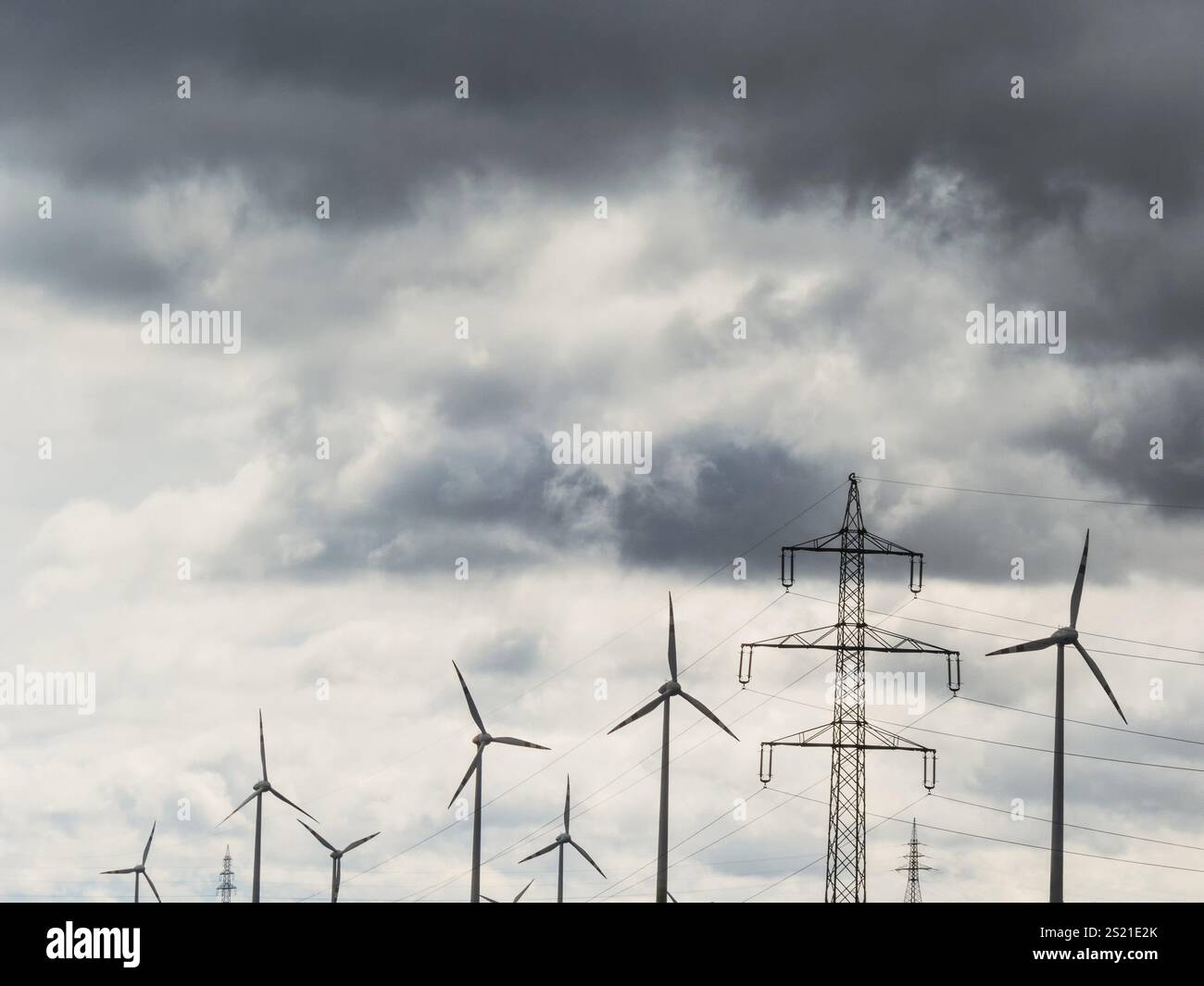 Wind turbine one line hi-res stock photography and images - Alamy