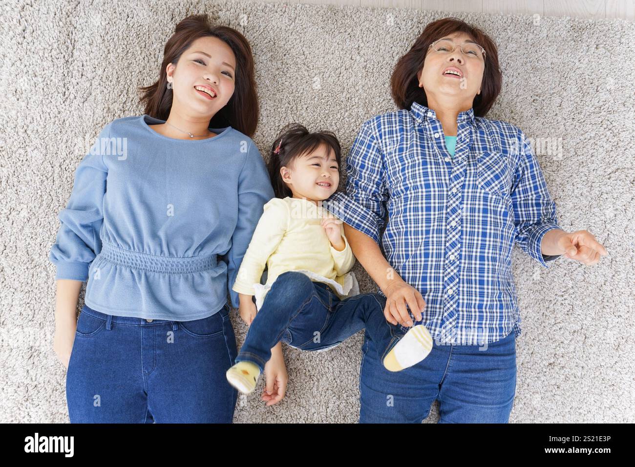 Three generations of good friends Stock Photo - Alamy