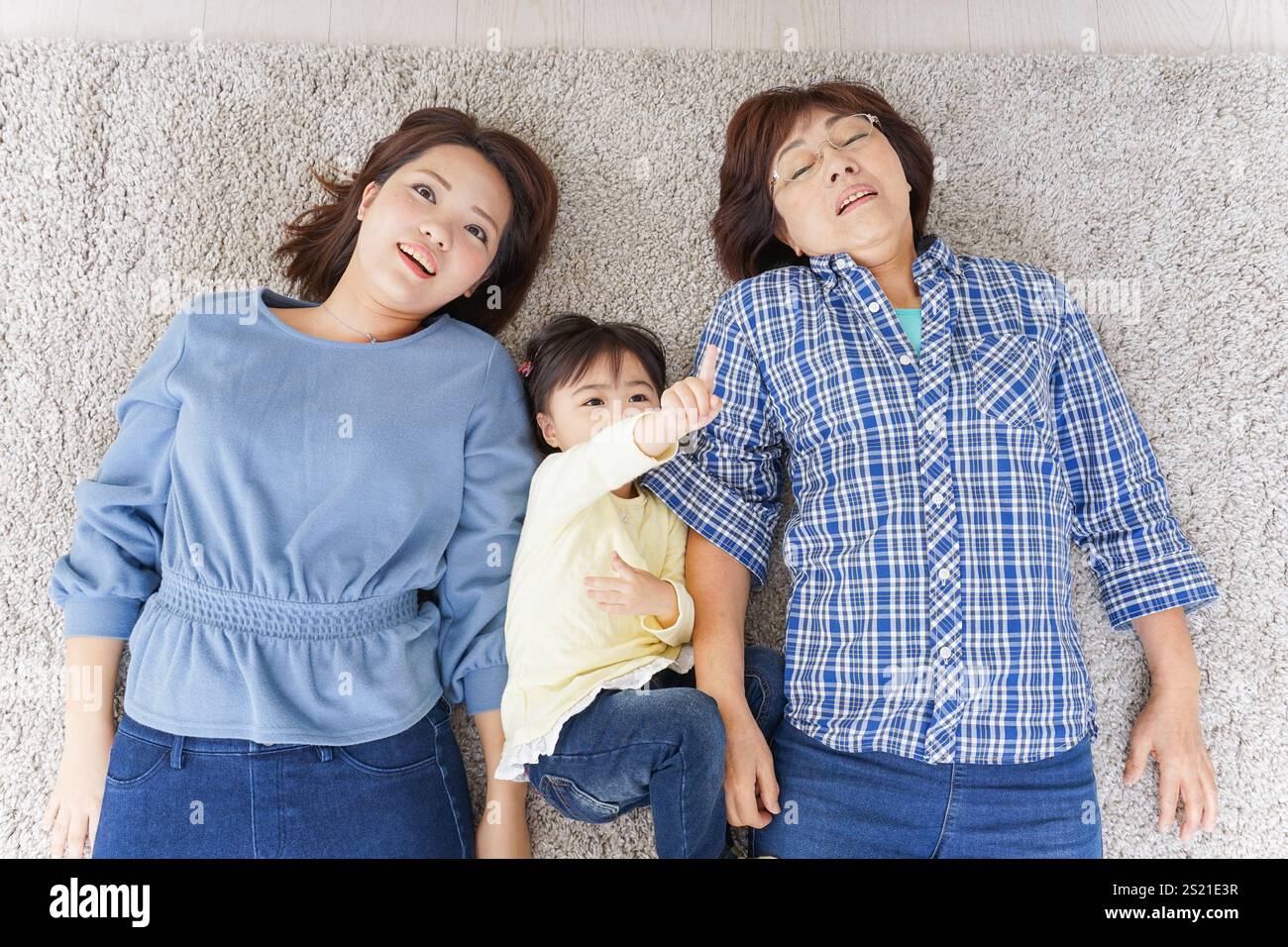 Three generations of good friends Stock Photo - Alamy