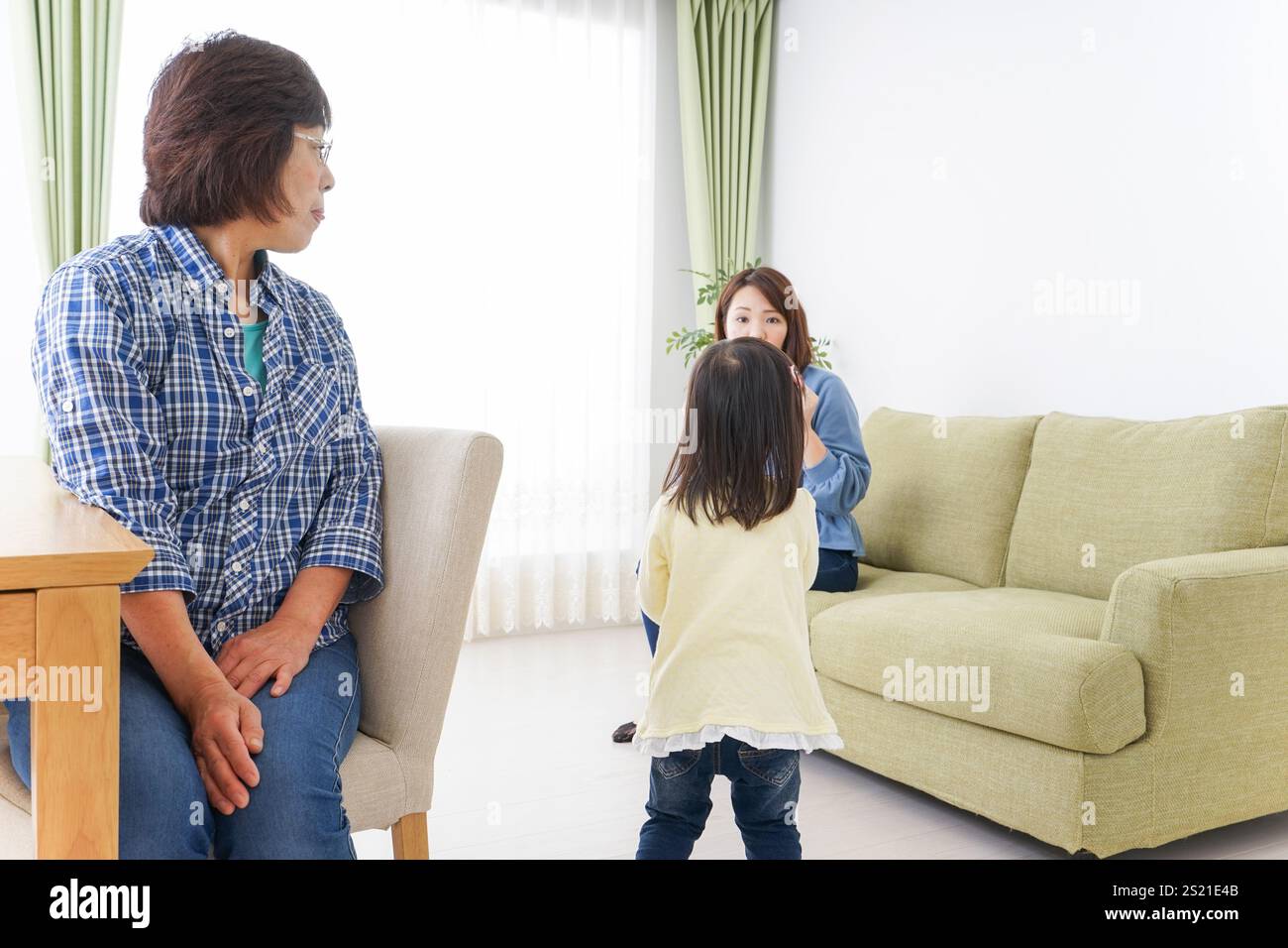Three generations of good friends Stock Photo - Alamy