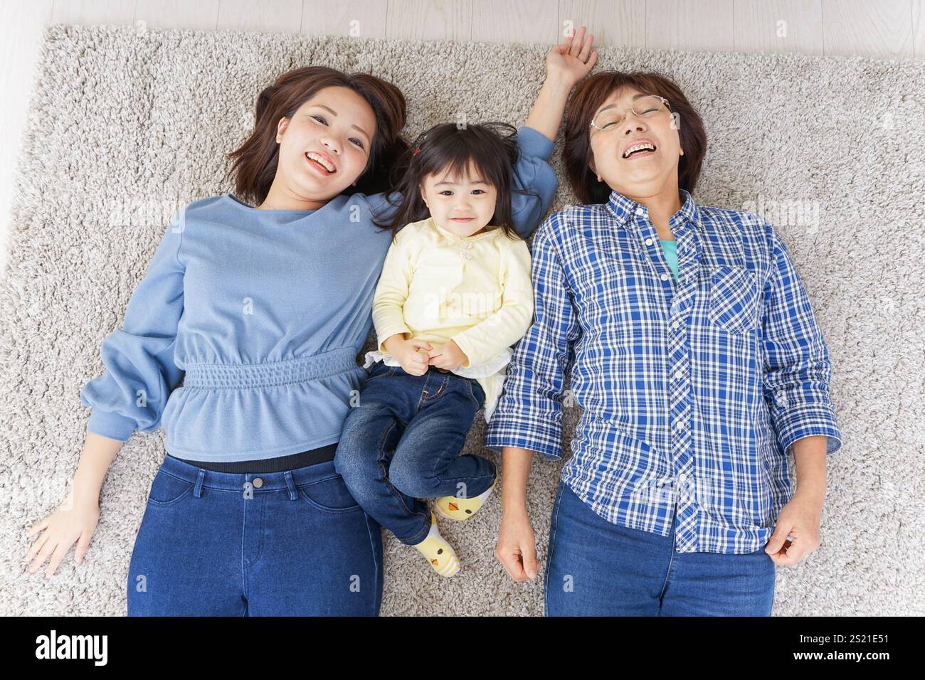 Three generations of good friends Stock Photo - Alamy
