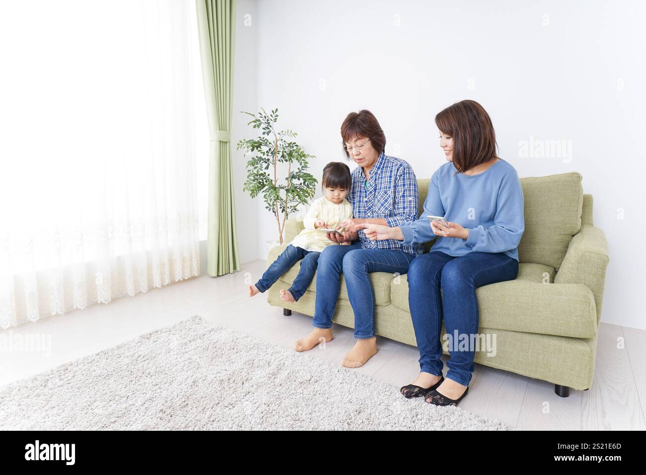 Three generations of good friends Stock Photo - Alamy