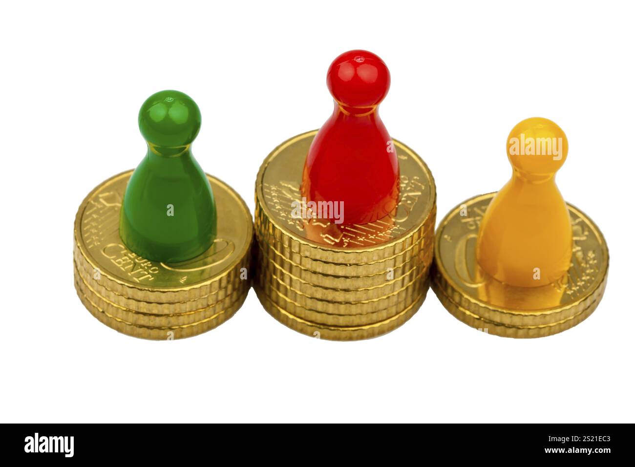 Small figures on money Cut Out Stock Images & Pictures - Alamy