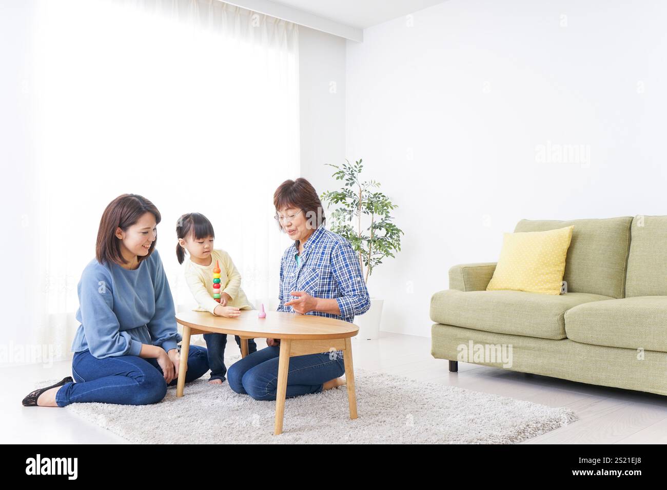 Three generations of good friends Stock Photo - Alamy