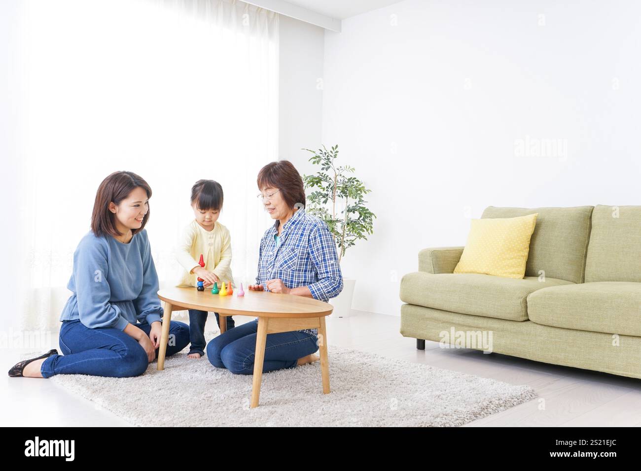 Three generations of good friends Stock Photo - Alamy